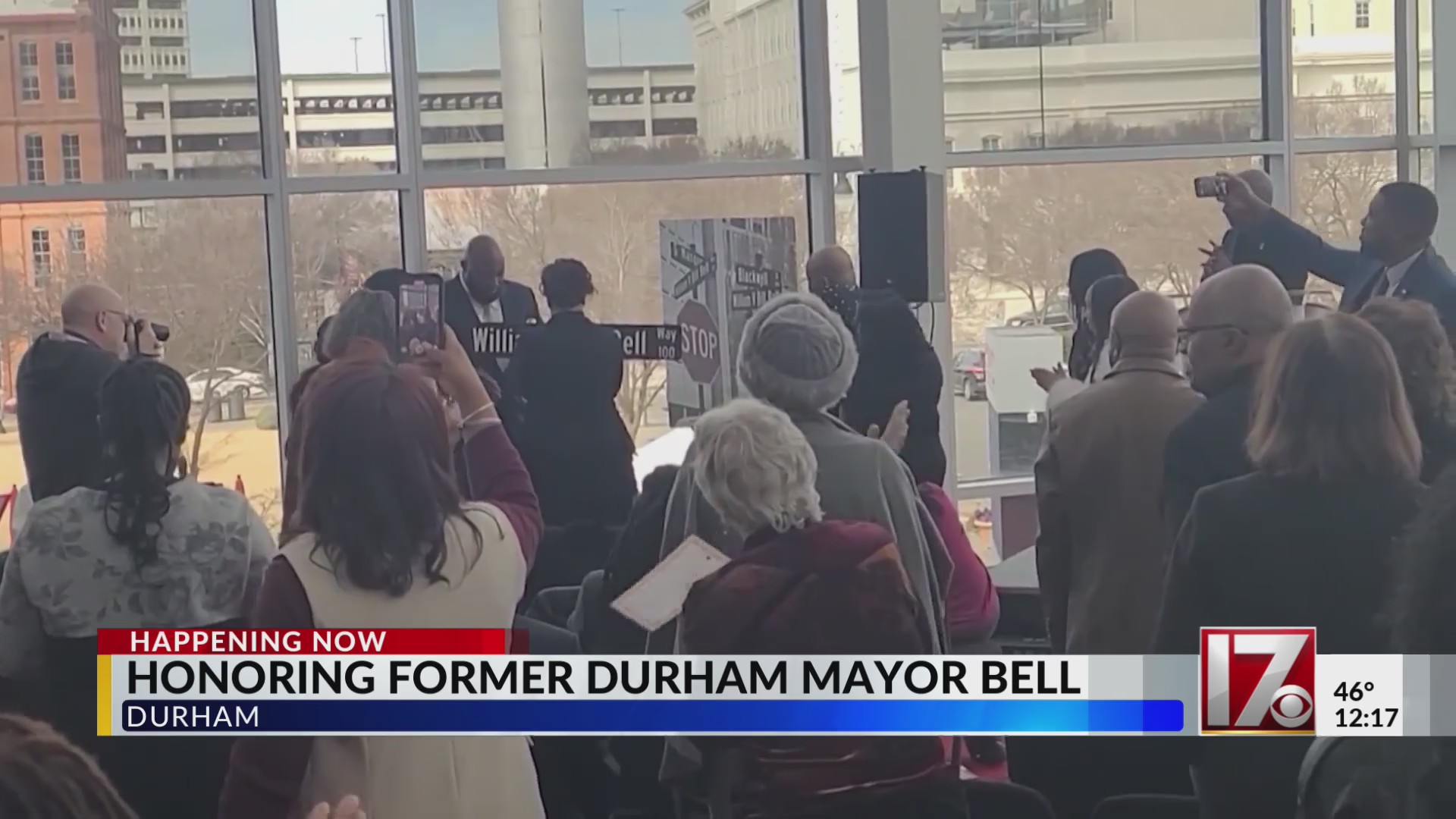 Former Durham Mayor Bell gets street named after him – CBS17.com