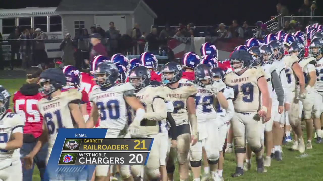 Garrett tops West Noble 21-20 to win 3A sectional title and stay ...