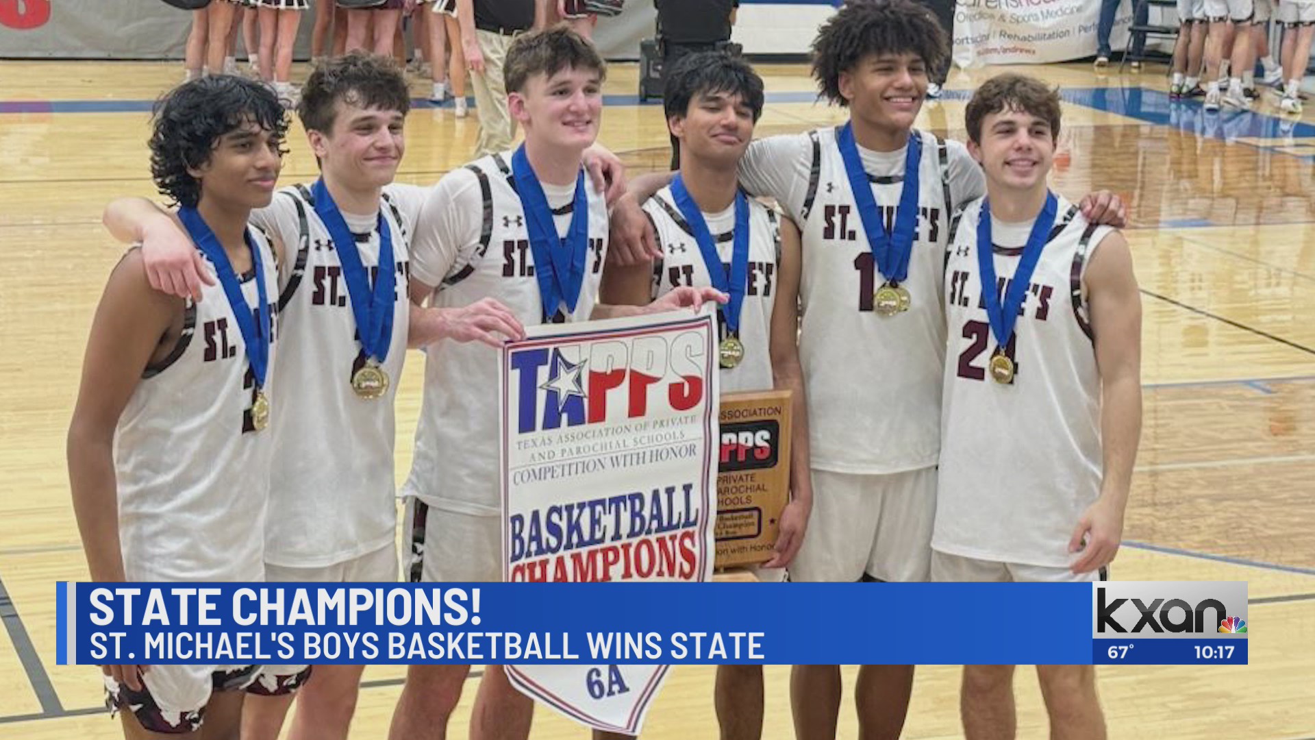 St. Michael’s wins TAPPS 6A boys basketball championship – KXAN Austin