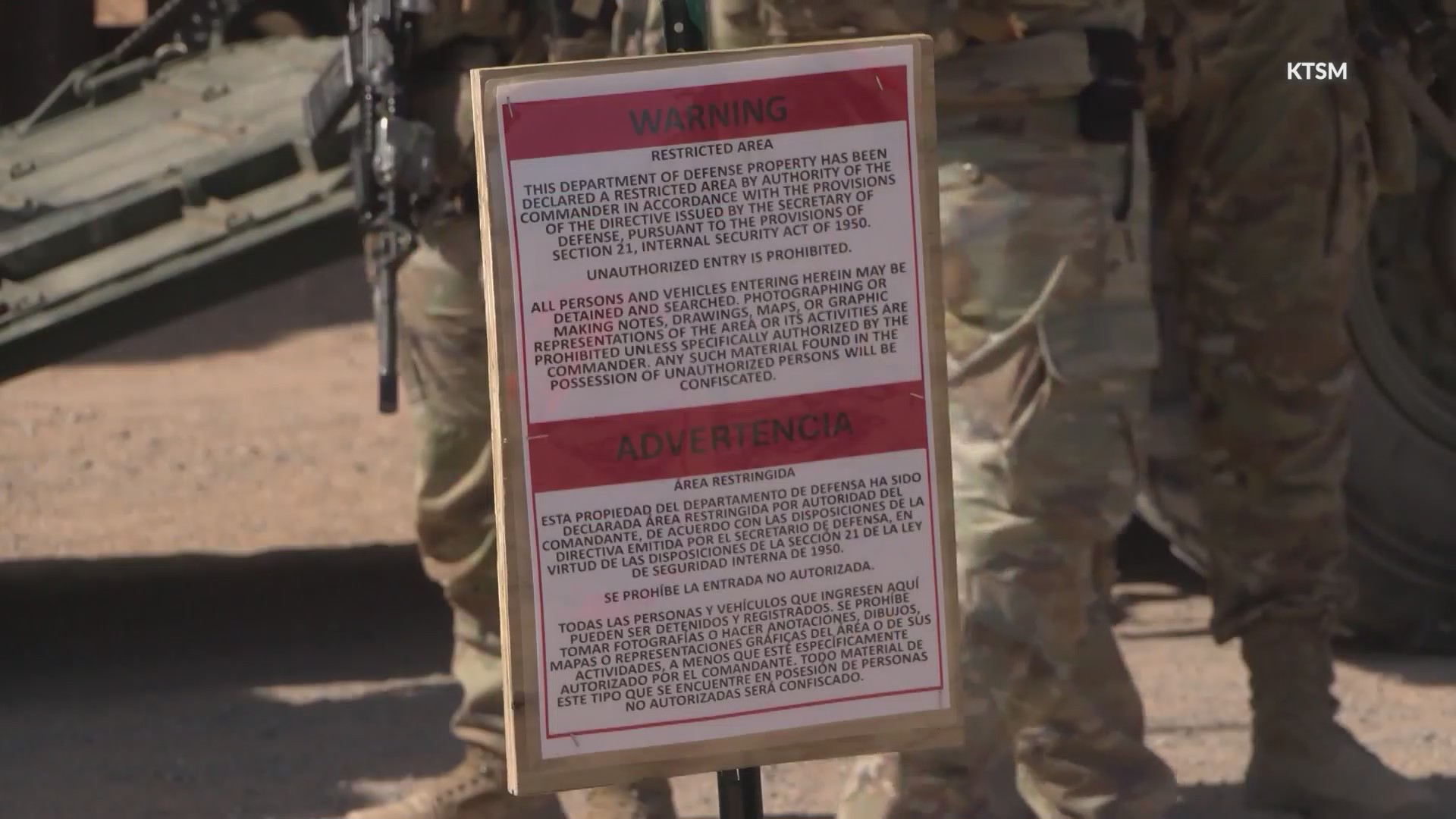 Part of New Mexico’s southern border now a military zone aimed at ...