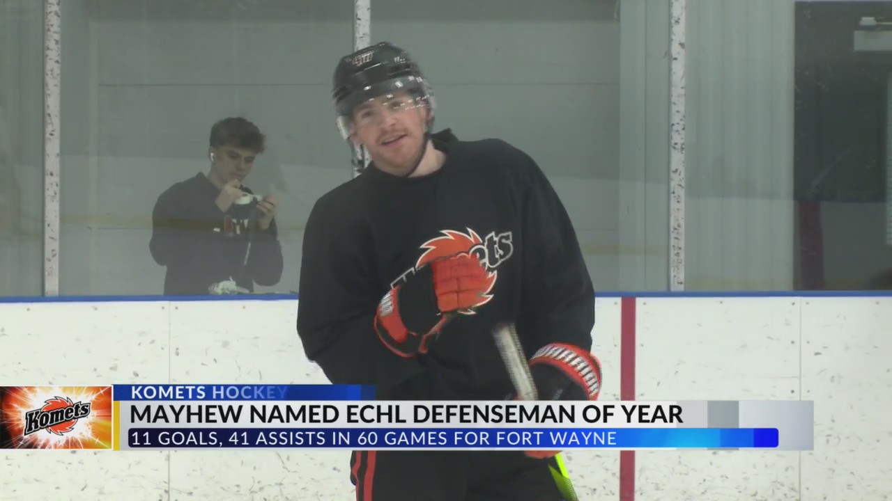 Fort Wayne’s Kyle Mayhew named 2024-25 ECHL Defenseman of the Year ...