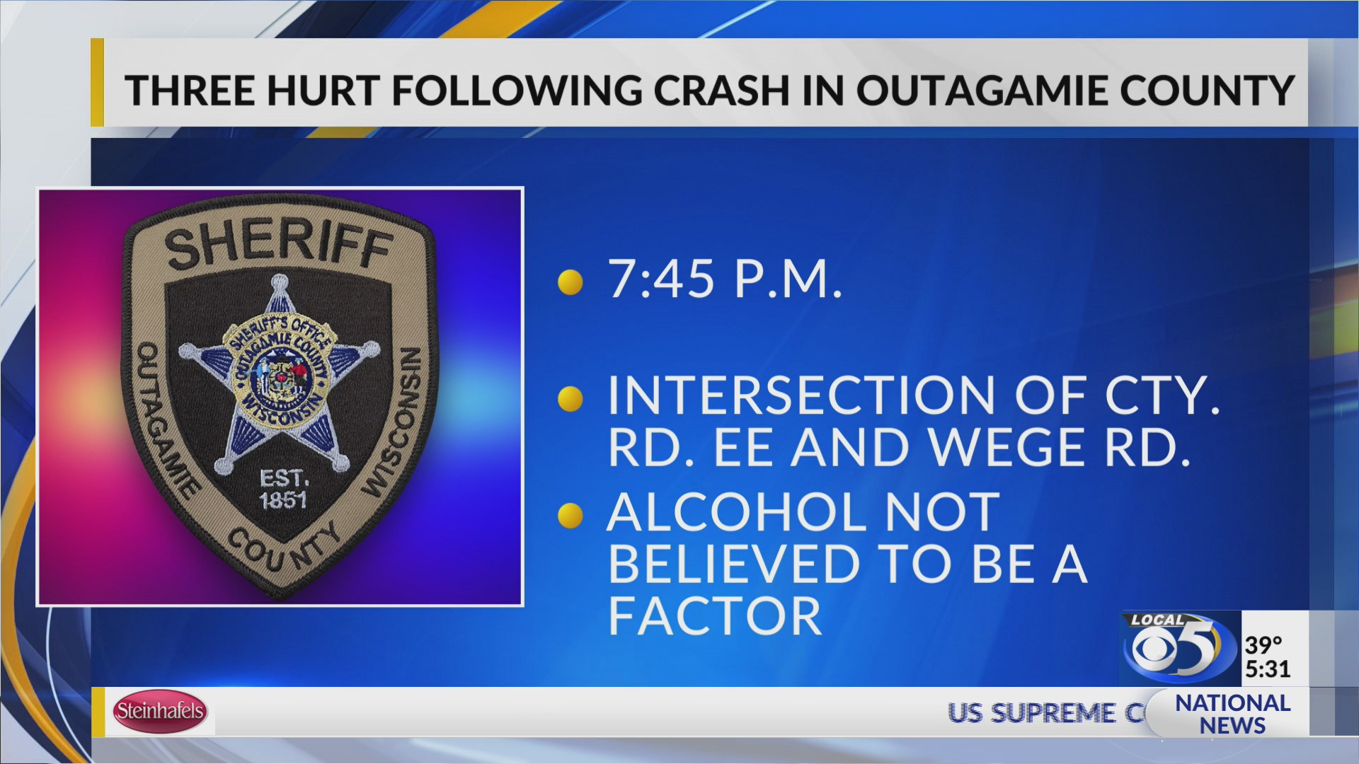 Two seriously injured after missed stop sign, crash with pickup truck ...