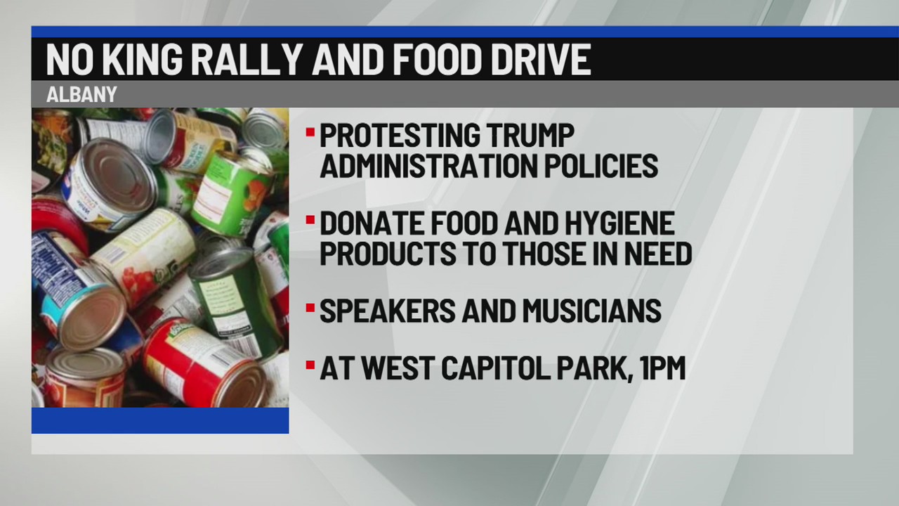 No Kings rally, food drive to be held in Albany – NEWS10 ABC