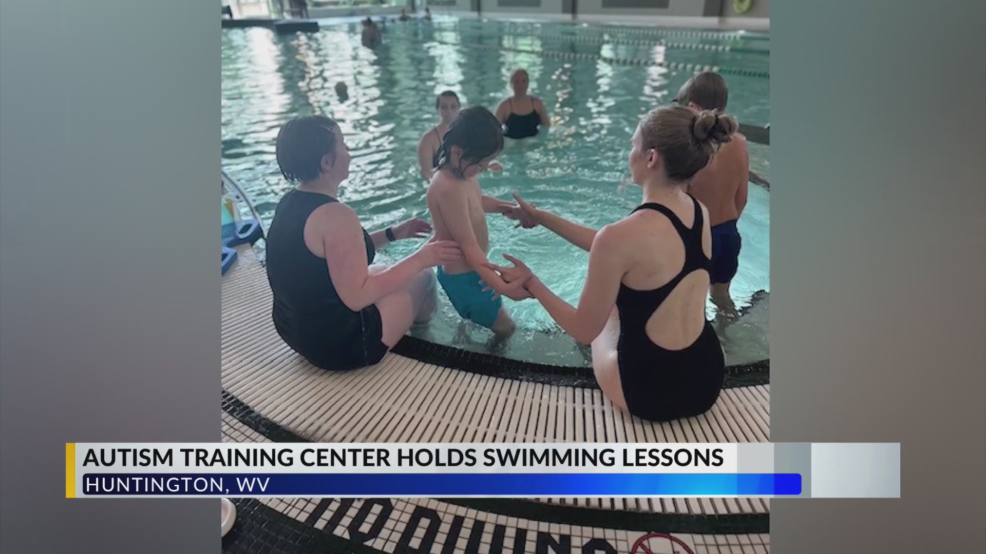 Autism Training Center holds swimming lessons for children with autism ...
