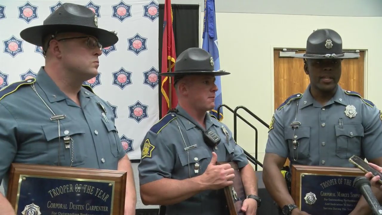 Arkansas State Police honors Troopers of the Year – KLRT – FOX16.com