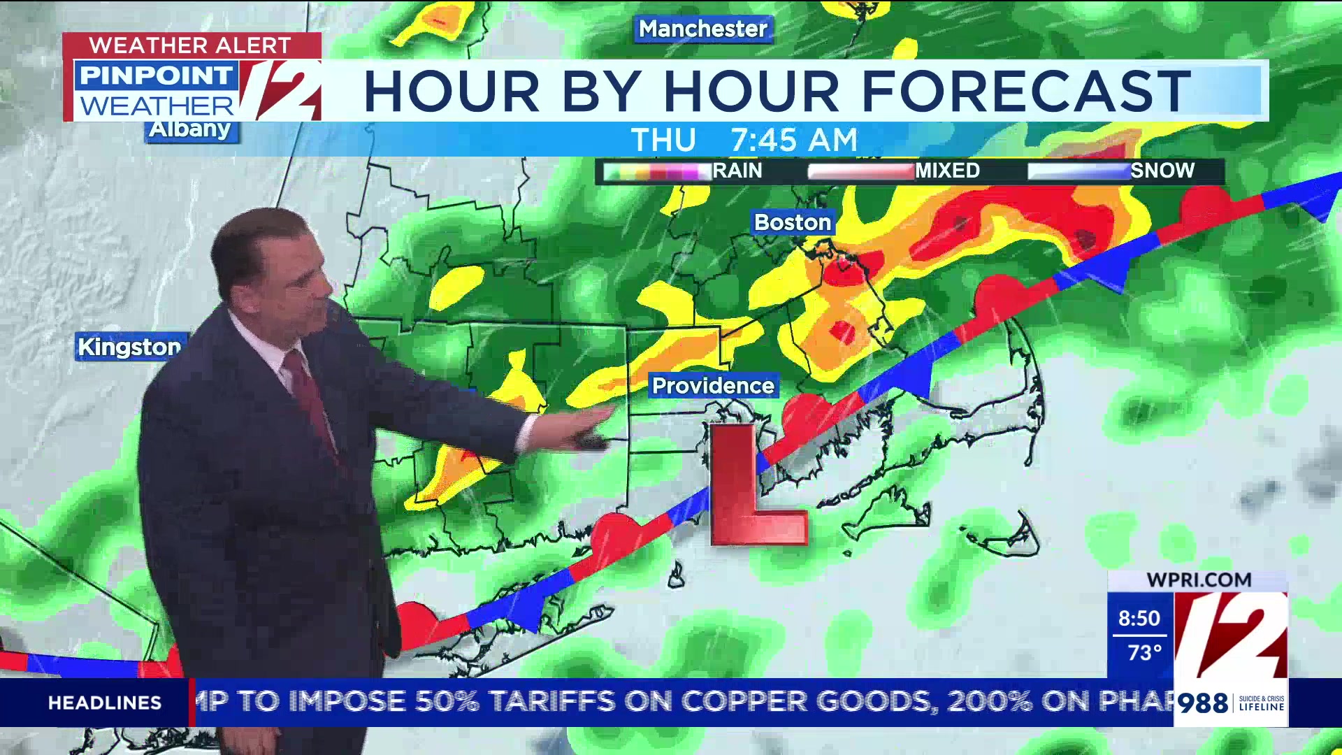 WPRI 12 Weather Forecast for 7/9/25: Isolated T’storms Today – WPRI.com