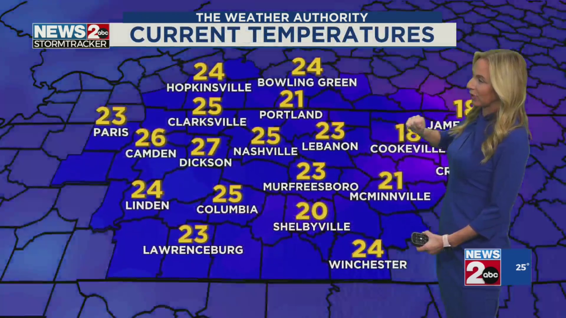 December 3 Overnight Forecast – WKRN News 2