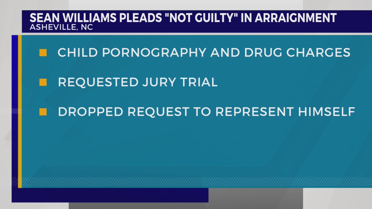 Sean Williams pleads not guilty at NC arraignment – WJHL | Tri-Cities ...