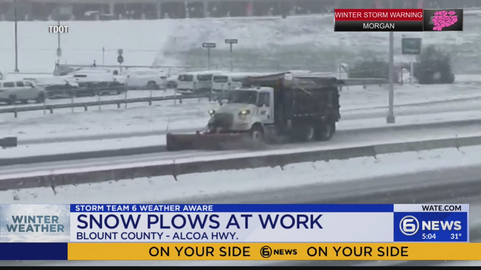 Snow plows at work in Blount County – WATE 6 On Your Side