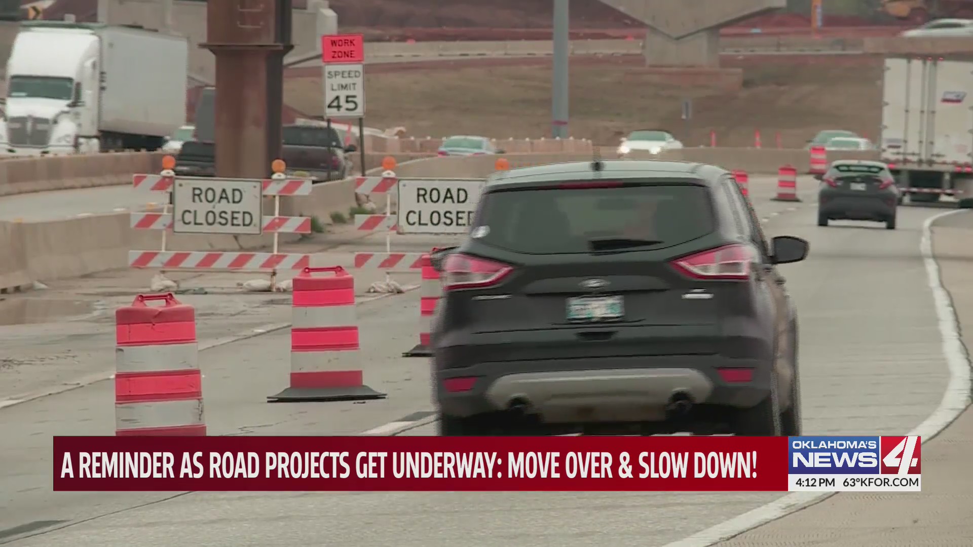A reminder as road projects get underway: move over & slow down! – KFOR ...
