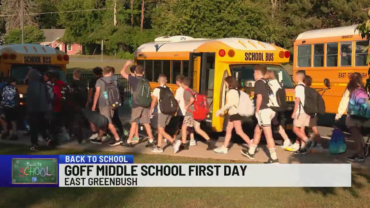 Goff Middle School celebrates first day – NEWS10 ABC