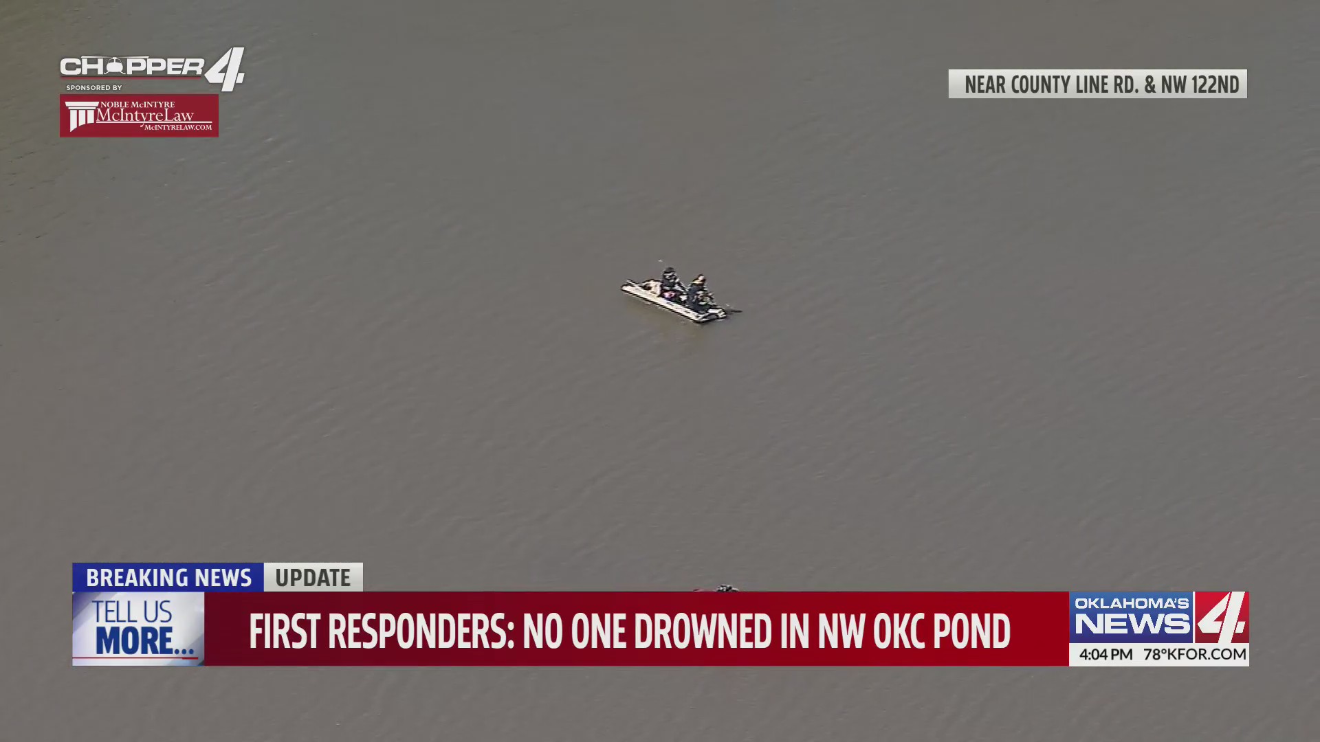 First responders: No one drowned in NW OKC pond – KFOR.com Oklahoma City