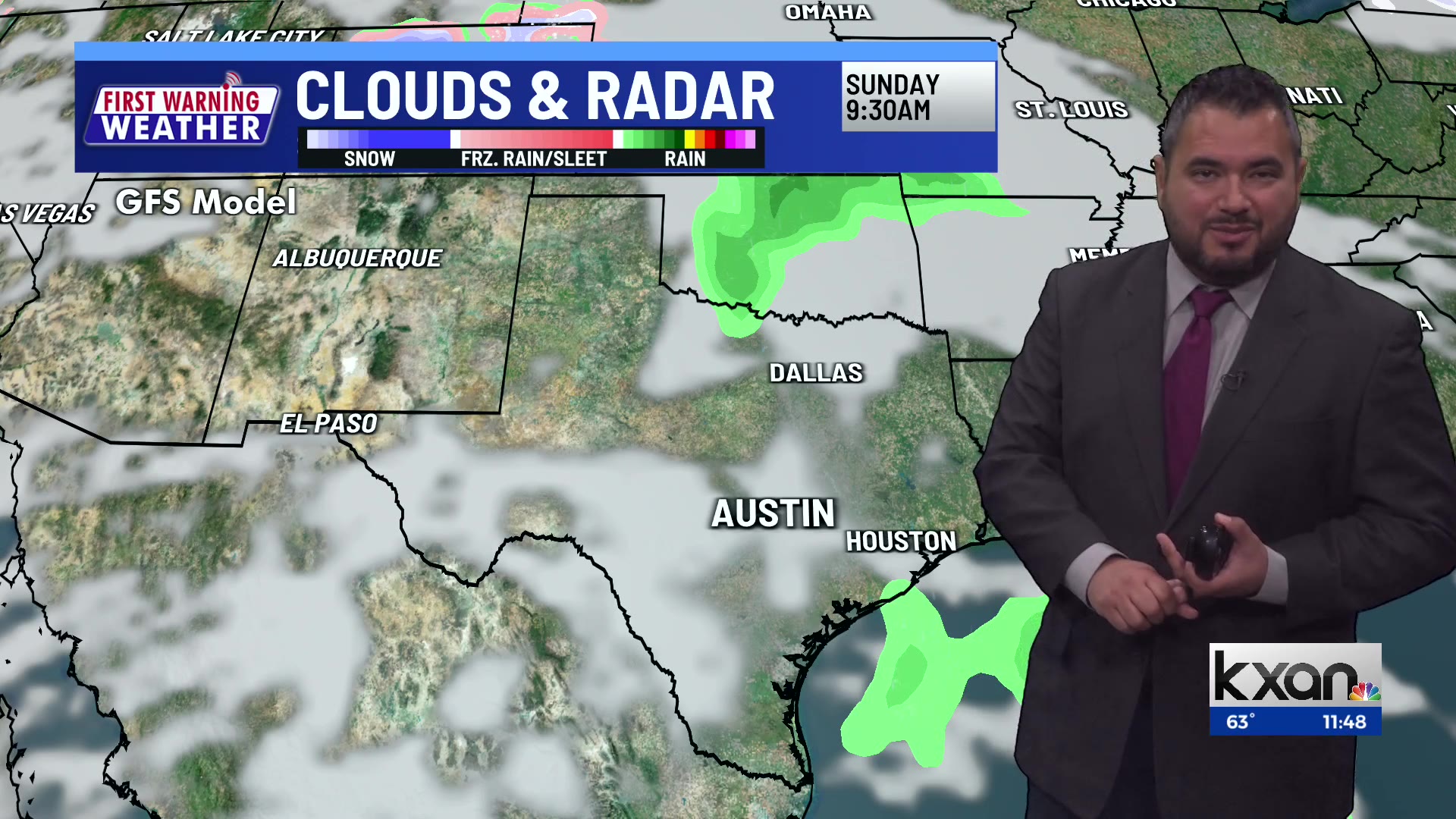 First Warning Weather Noon Forecast with Freddy Vela and Rich Segal ...