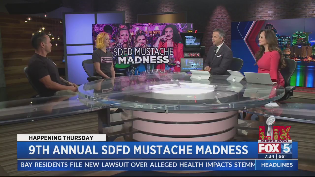 9th Annual SDFD Mustache Madness – FOX 5 San Diego & KUSI News