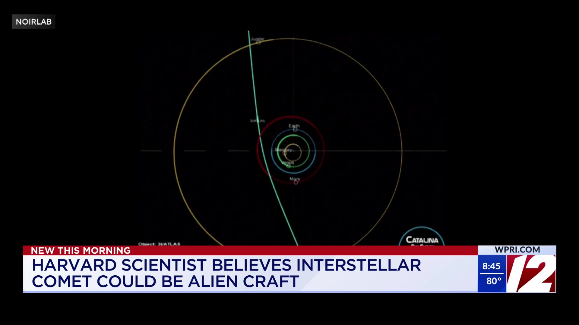 Harvard professor believes interstellar comet could be alien spacecraft ...