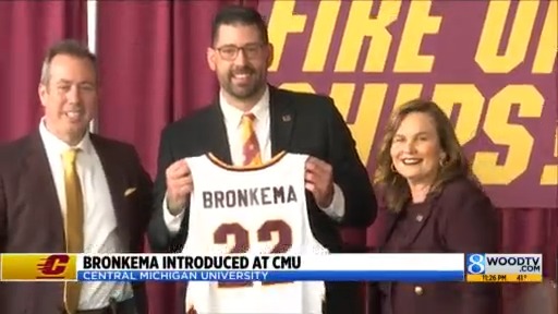 Bronkema introduced at CMU – Fox 8 Cleveland WJW