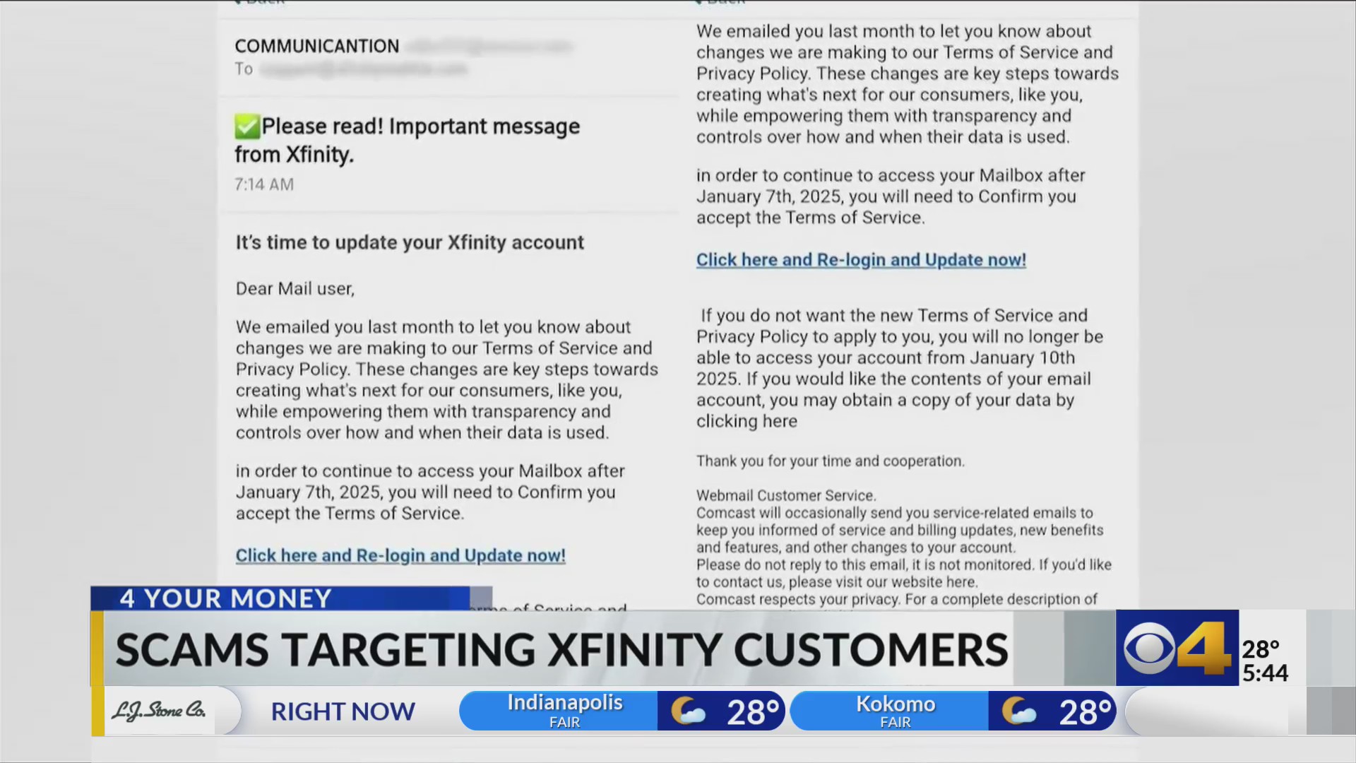 2 Xfinity scams to watch out for – WTTV CBS4Indy