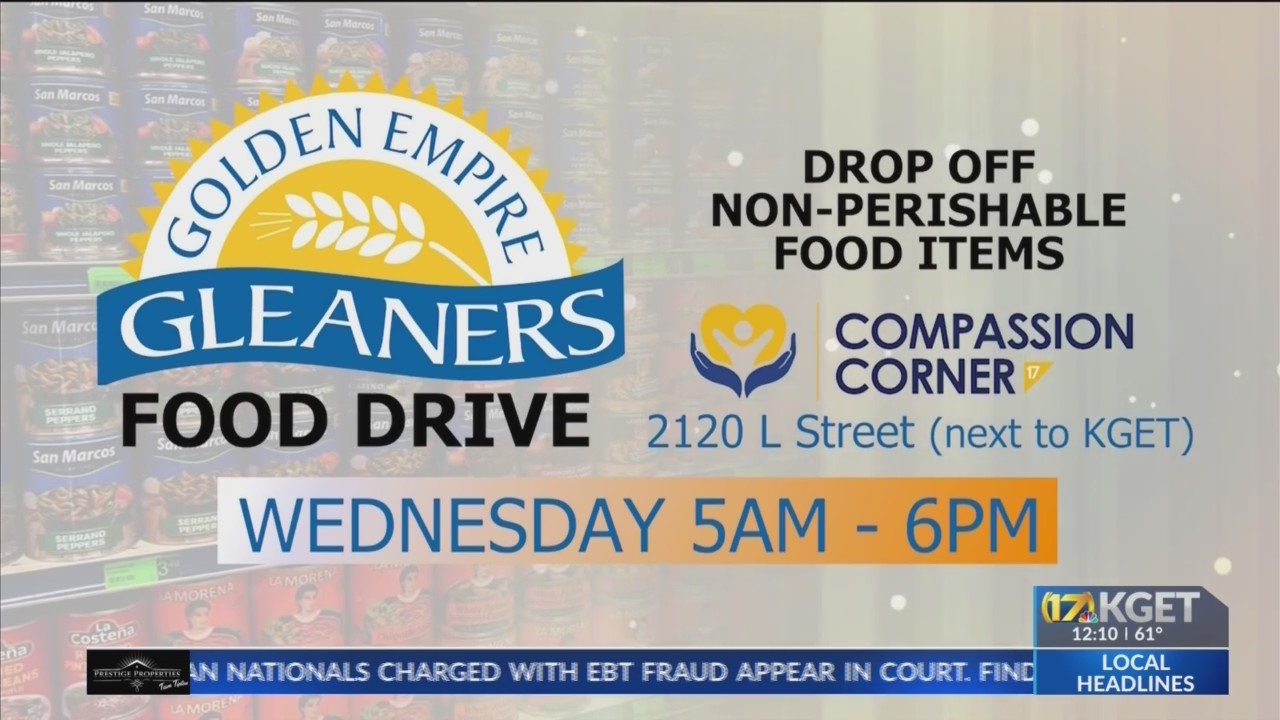 Annual Golden Empire Gleaners Food Drive set for March 19 at Compassion ...