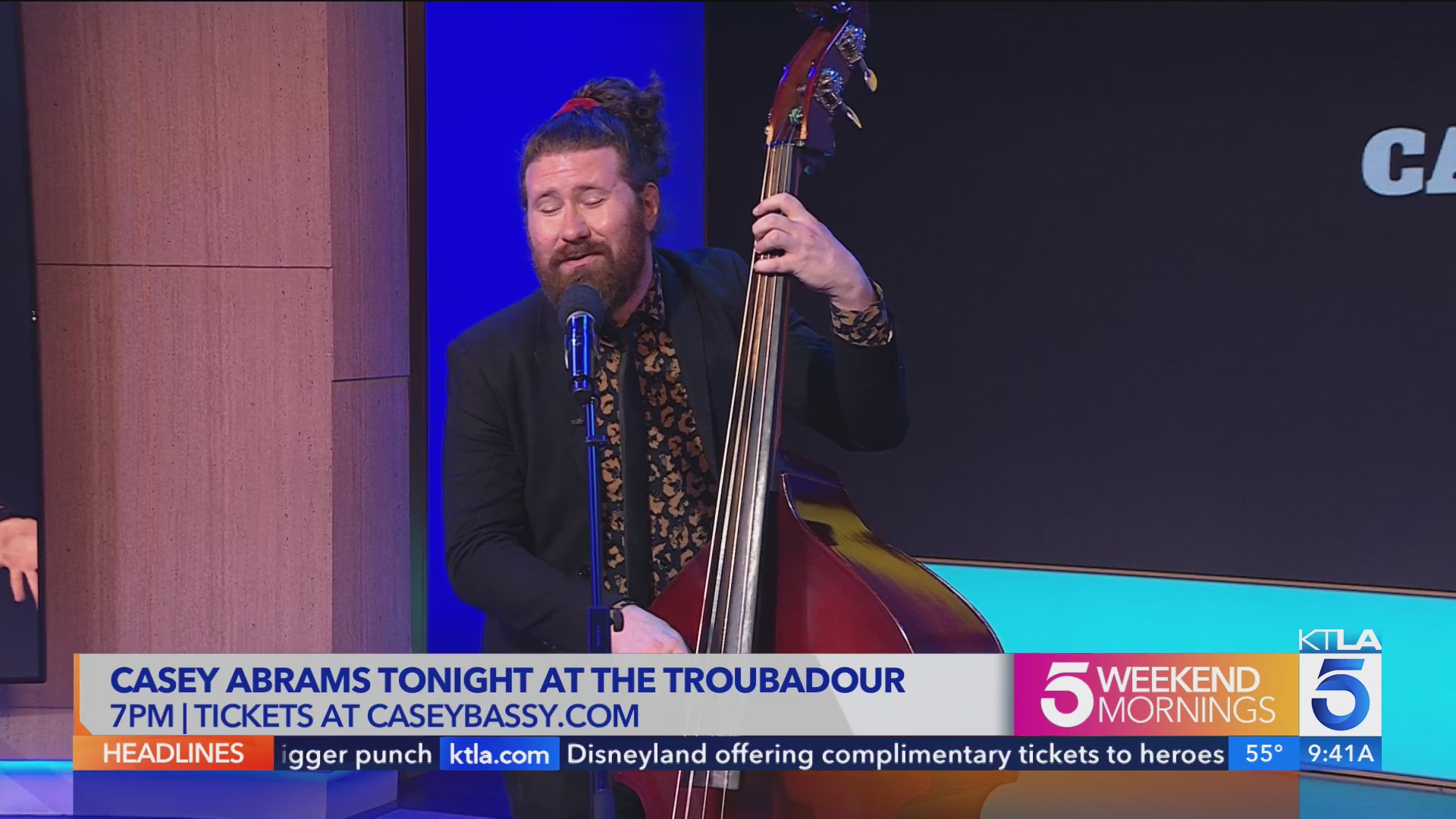 Casey Abrams Takes the Stage with a Special Performance of ‘Georgia on ...