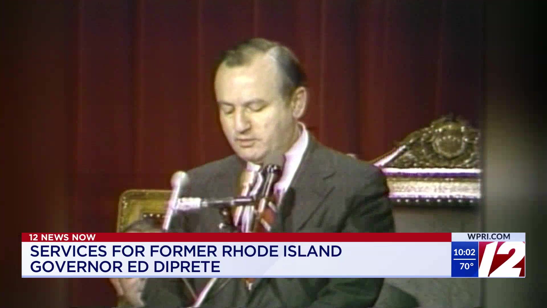 Rhode Islanders paying their respects to former Gov. Ed DiPrete – WPRI.com