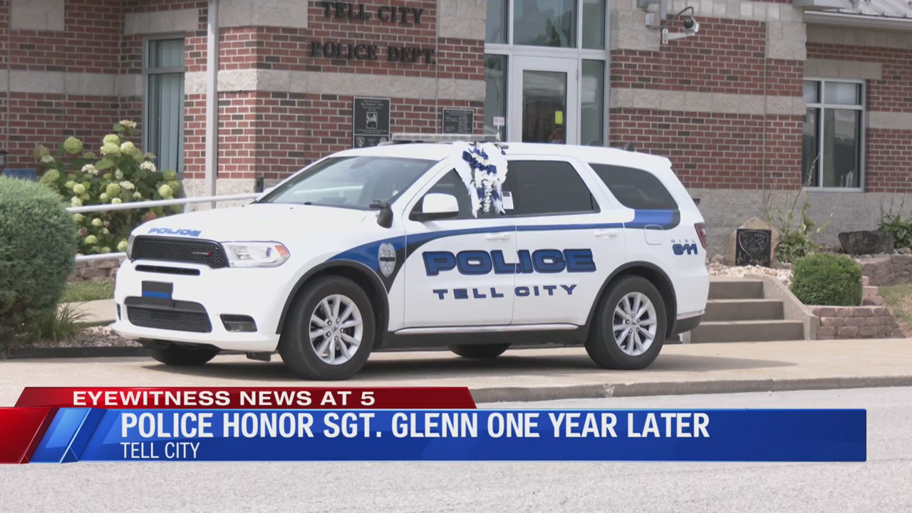 Tell City police cruiser on display one year after SGT. Glenn shooting ...