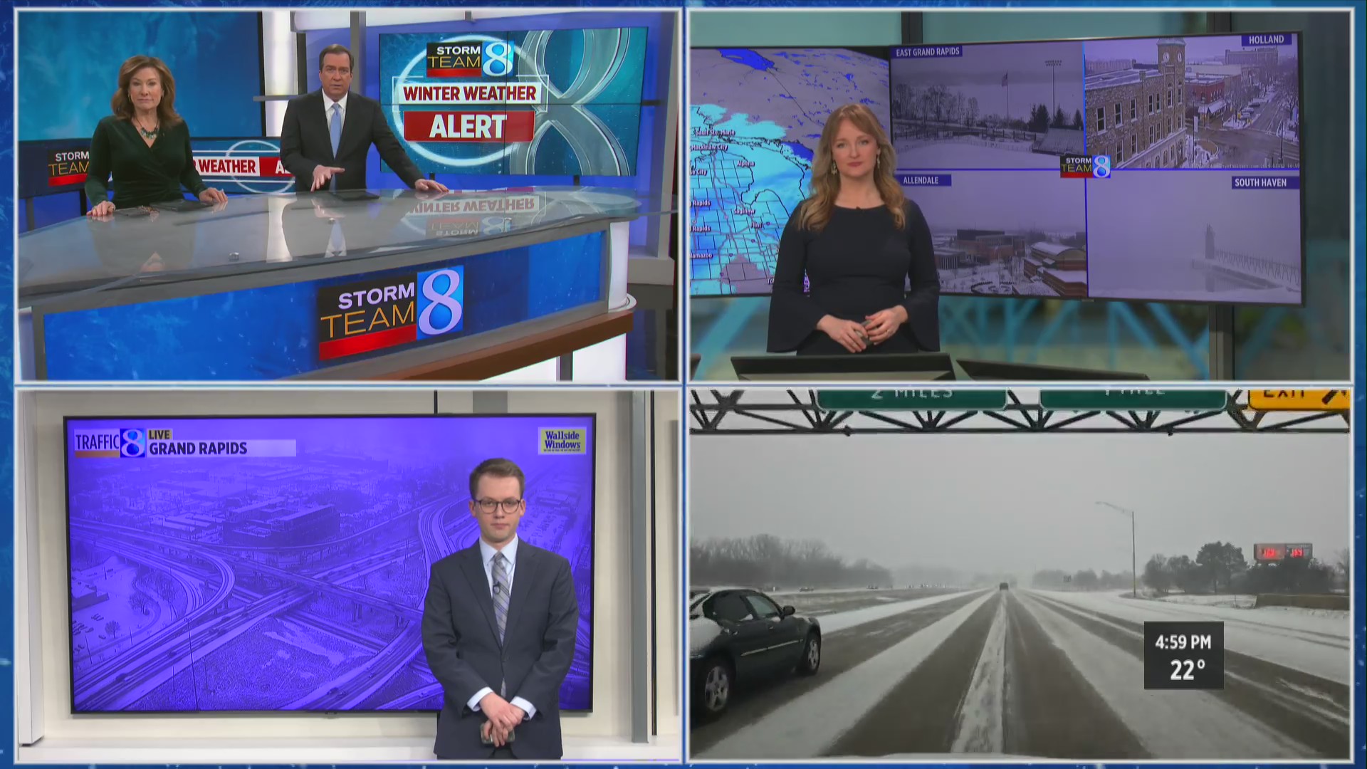 Winter storm arrives in West Michigan: Team coverage – WOODTV.com