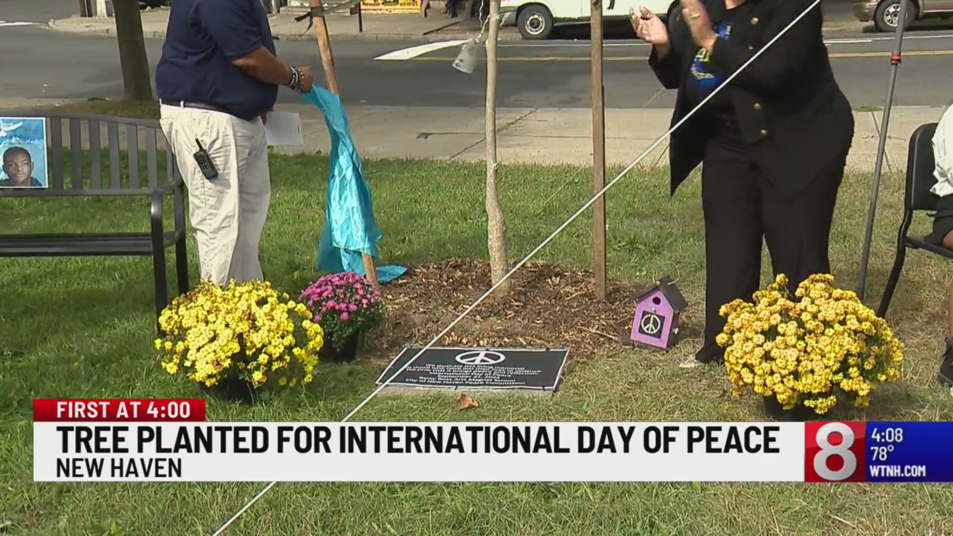 New Haven Peace Committee plants tree for International Day of Peace ...