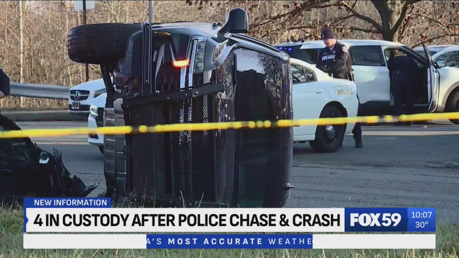 SWAT officer injured after police pursuit ends in crash at 30th and ...