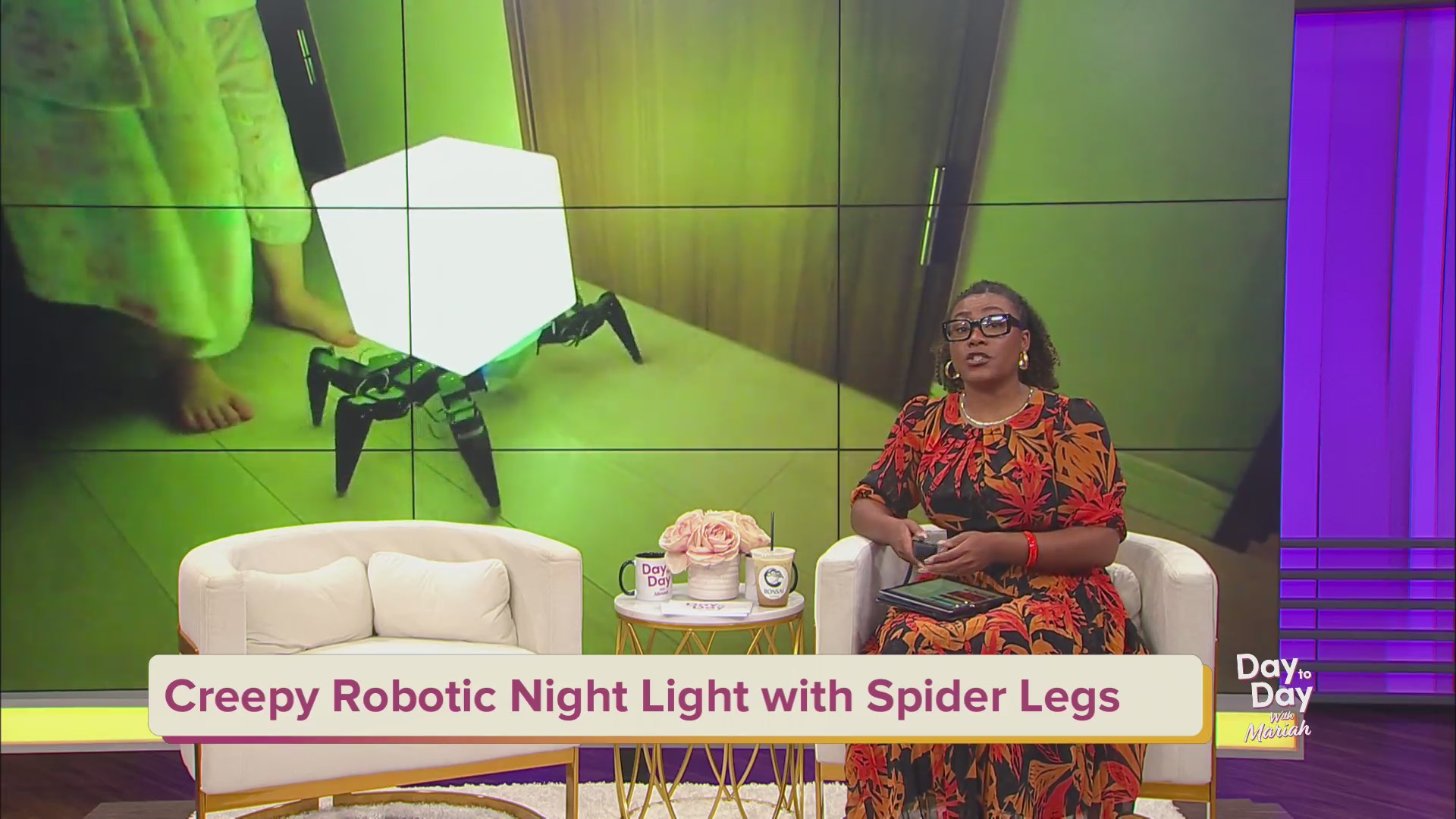 Creepy Robotic Night Light with Spider Legs | June 10, 2025 | Day to ...