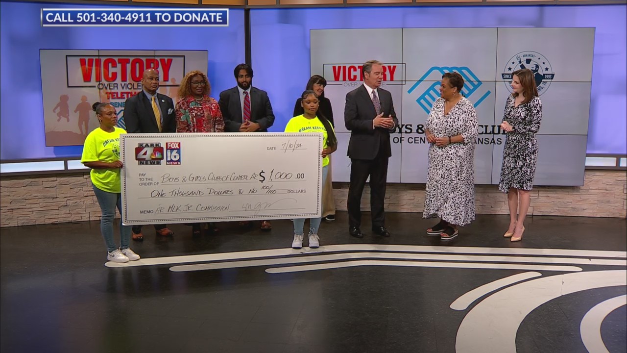 The Martin Luther King Jr. Commission donates to KARK & FOX 16 Victory ...
