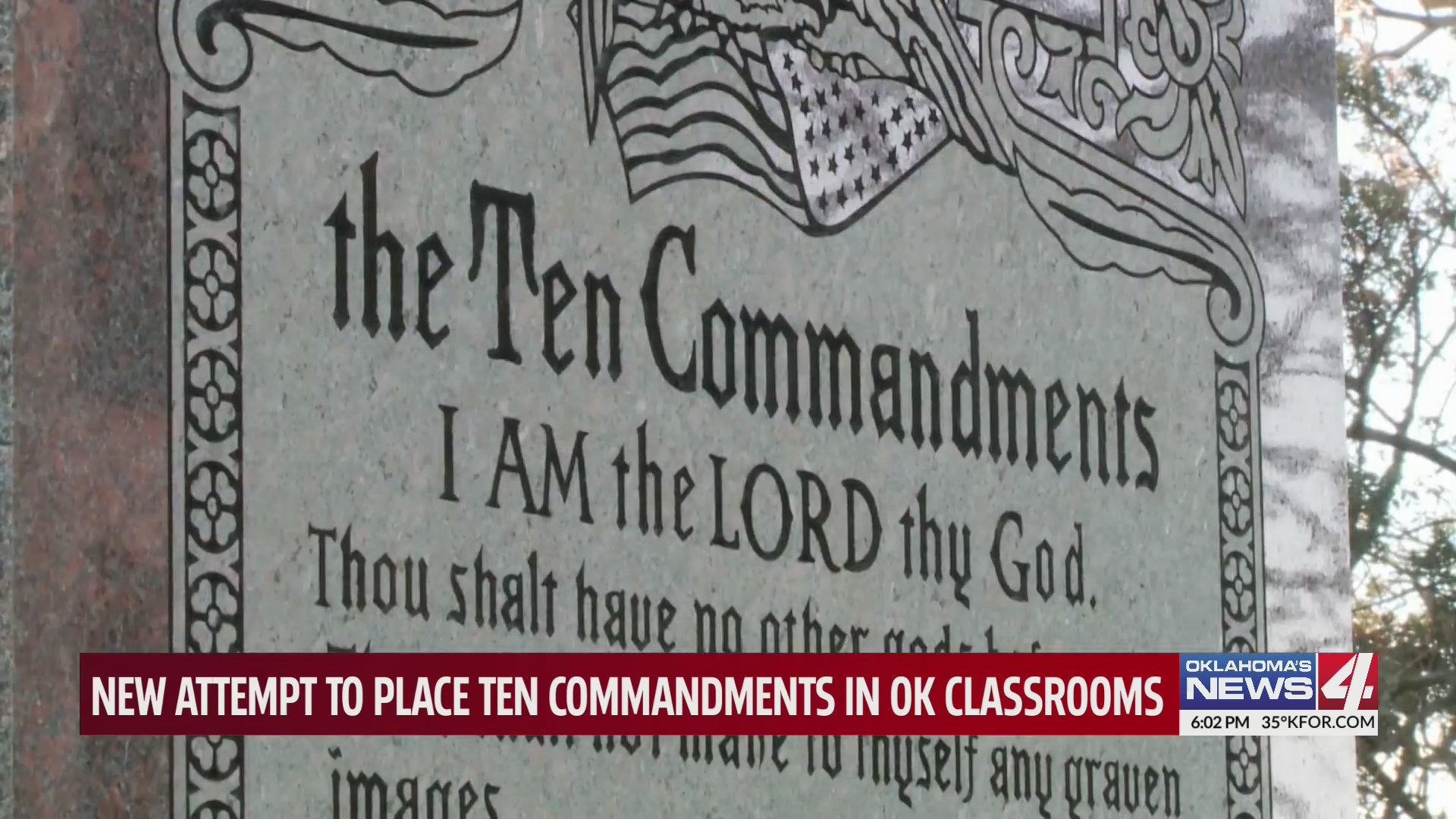 New attempt to place Ten Commandments in OK classrooms – KFOR.com ...