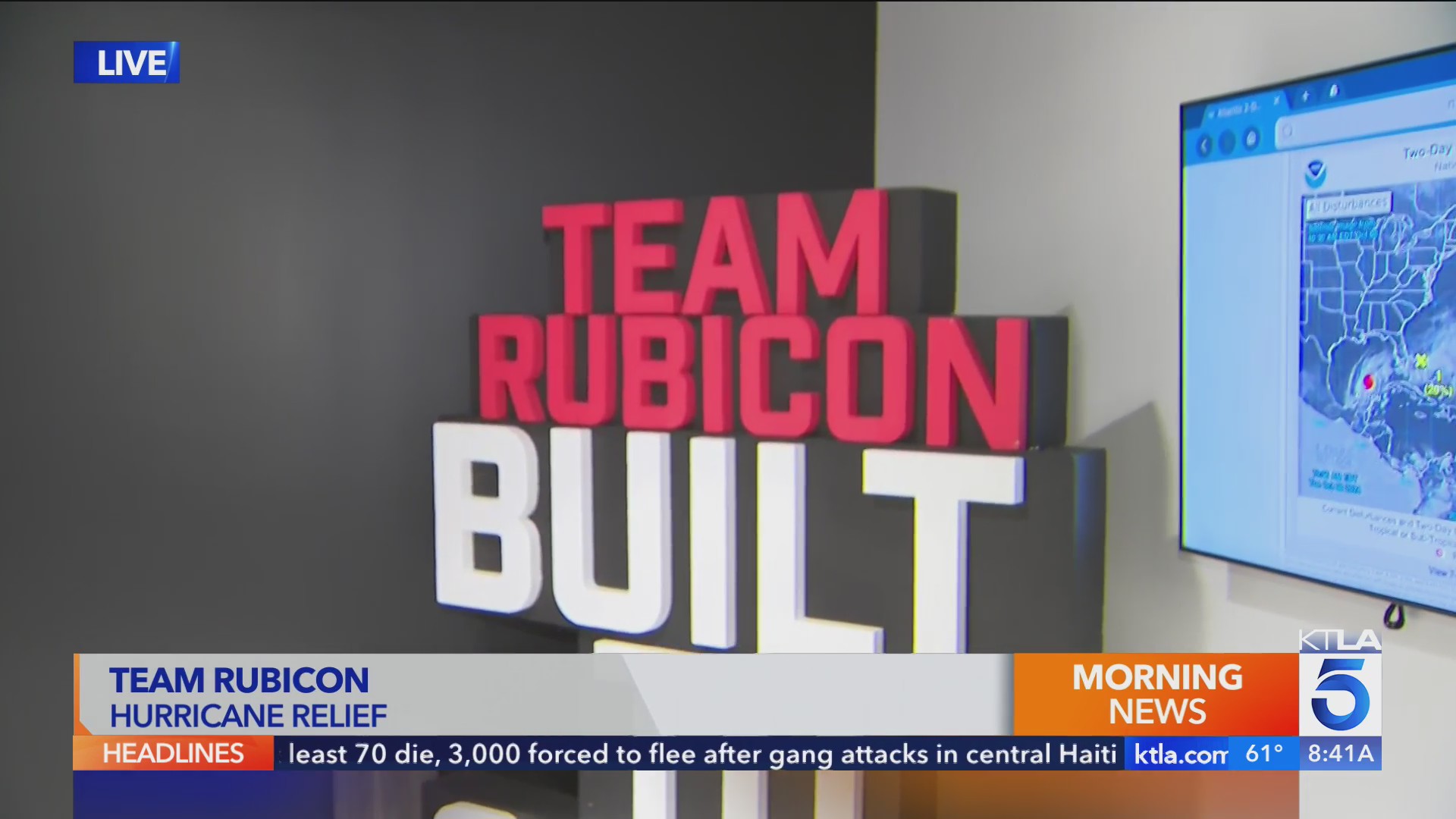 Legitimate charities helping Hurricane victims – Team Rubicon – KTLA
