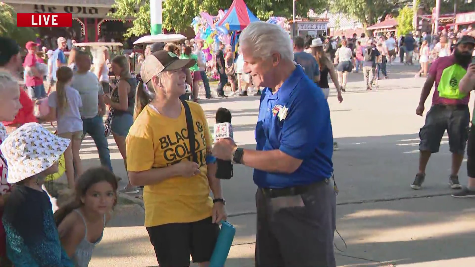 Ed Wilson live from the Iowa State Fair talking with someone who ...