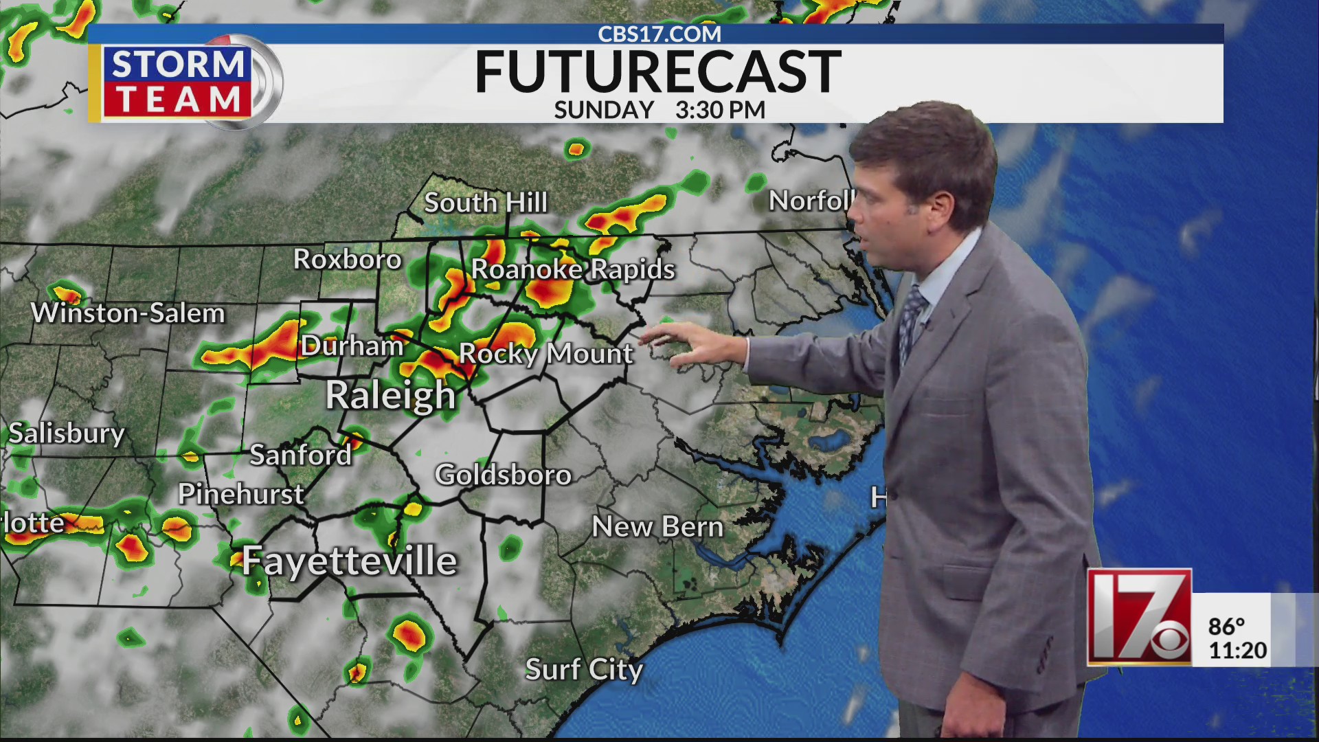Lance Blocker’s Sunday central NC weather forecast – CBS17.com