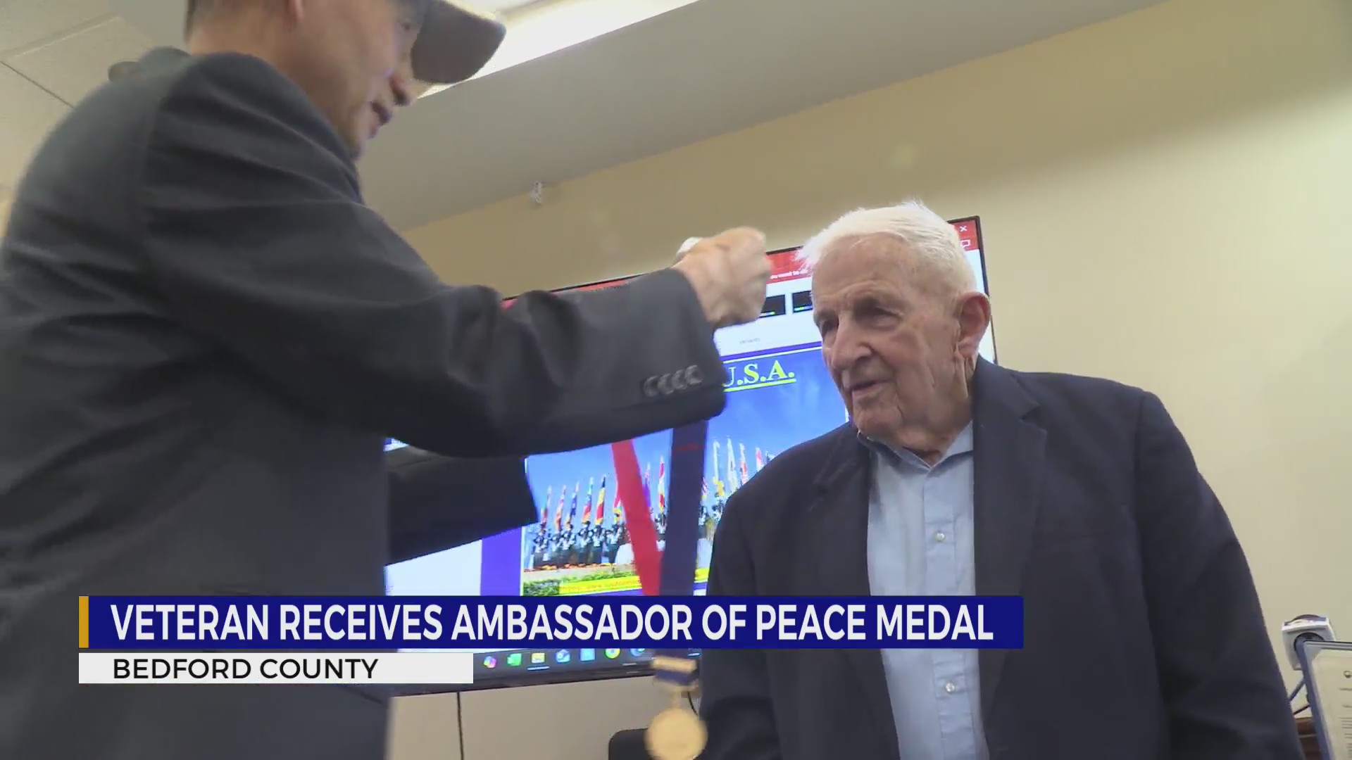 Clay Buckingham honored with Ambassador for Peace Medal for Korean War ...