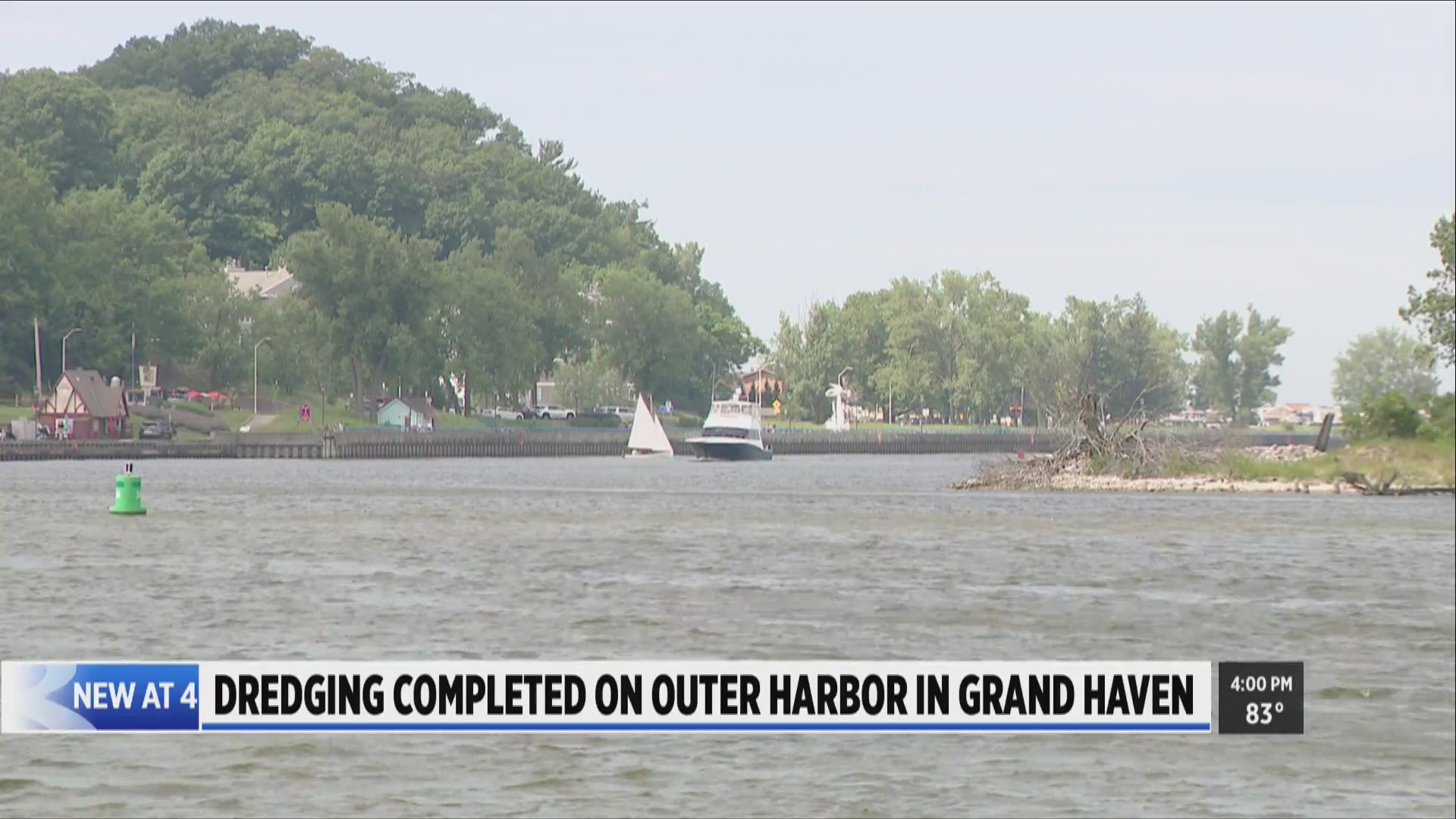 Grand Haven outer harbor dredging completed, more planned – WOODTV.com