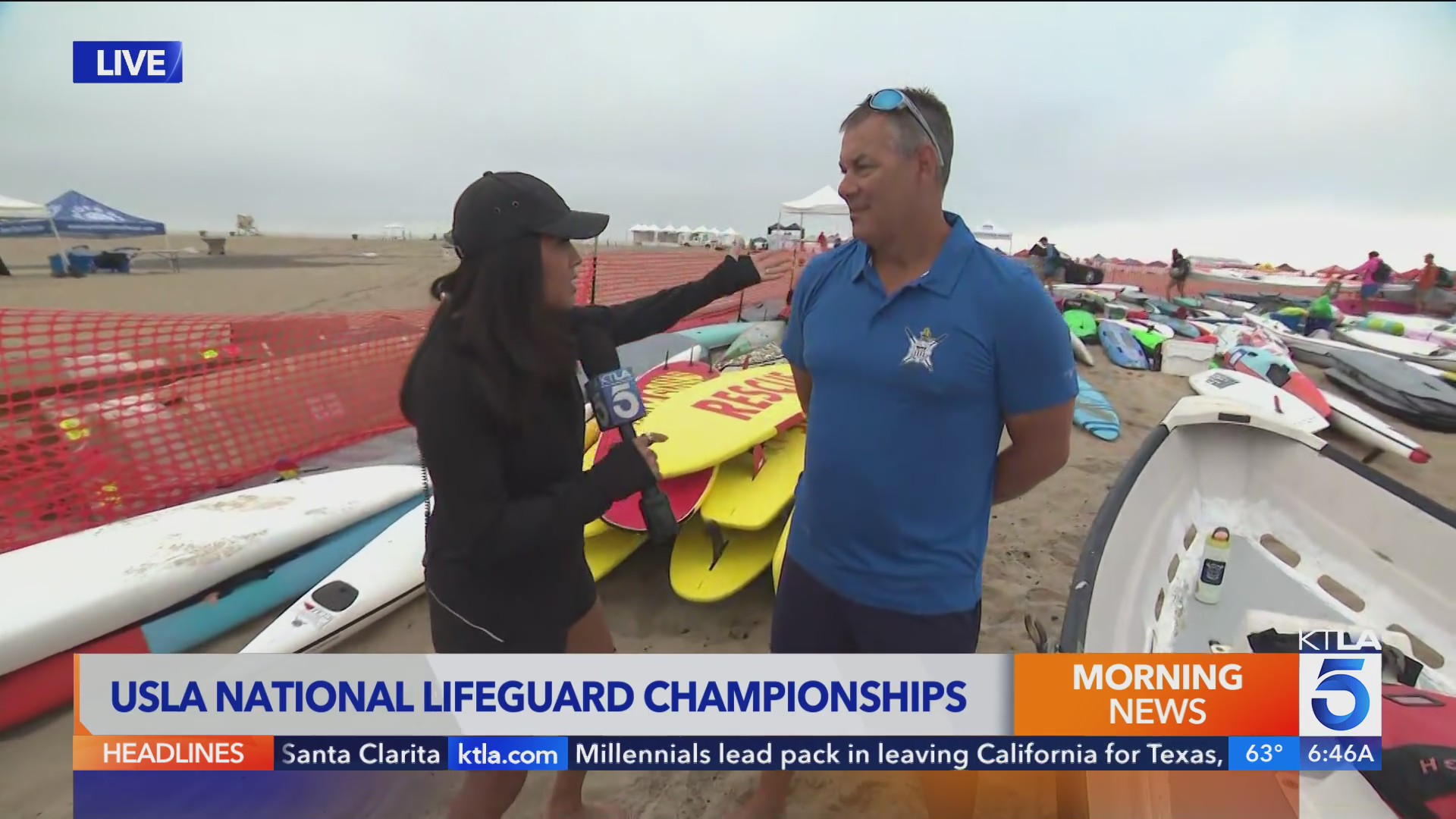USLA National Lifeguard Championships takes over Huntington Beach (6 a ...