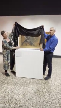 ‘Magical’ Self-Portrait of Norman Cornish Discovered Behind Painting – WNCT