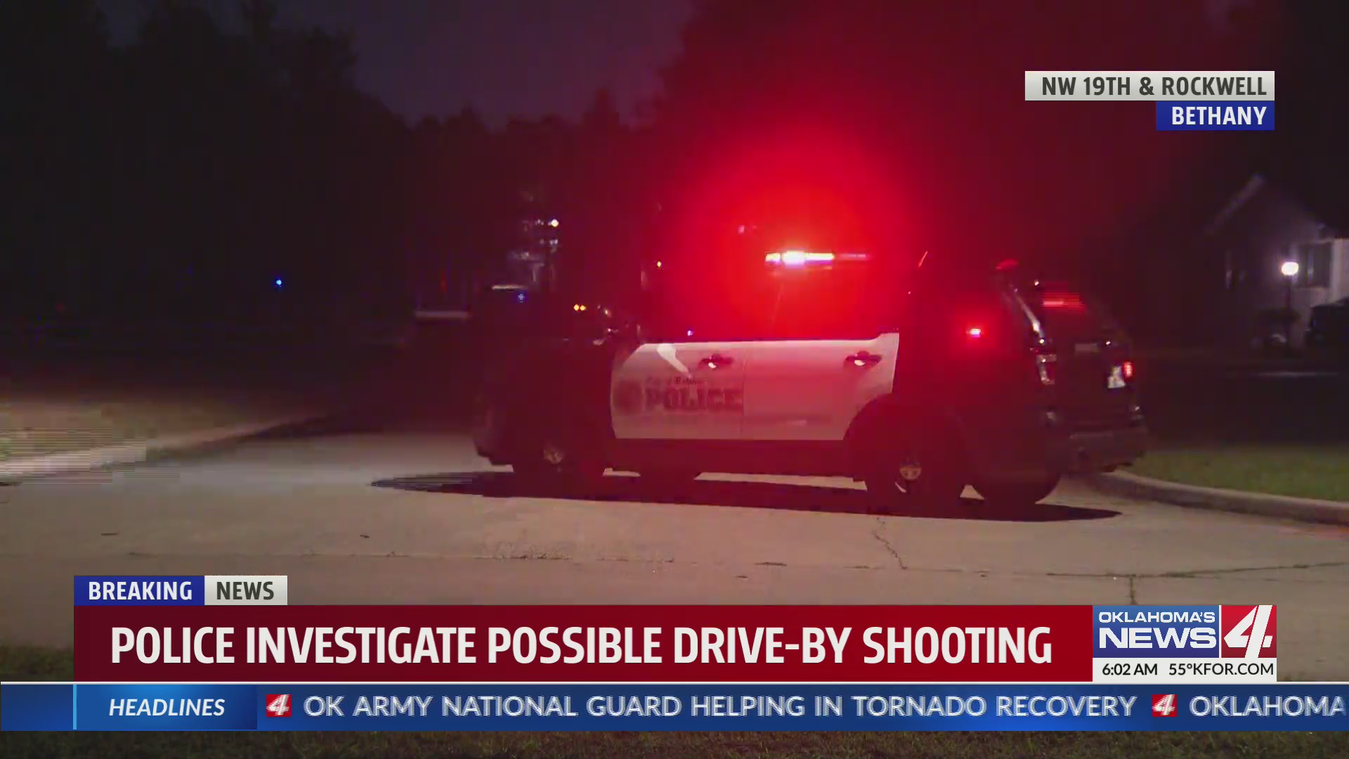 Bethany Police investigate possible drive-by shooting – KFOR.com ...