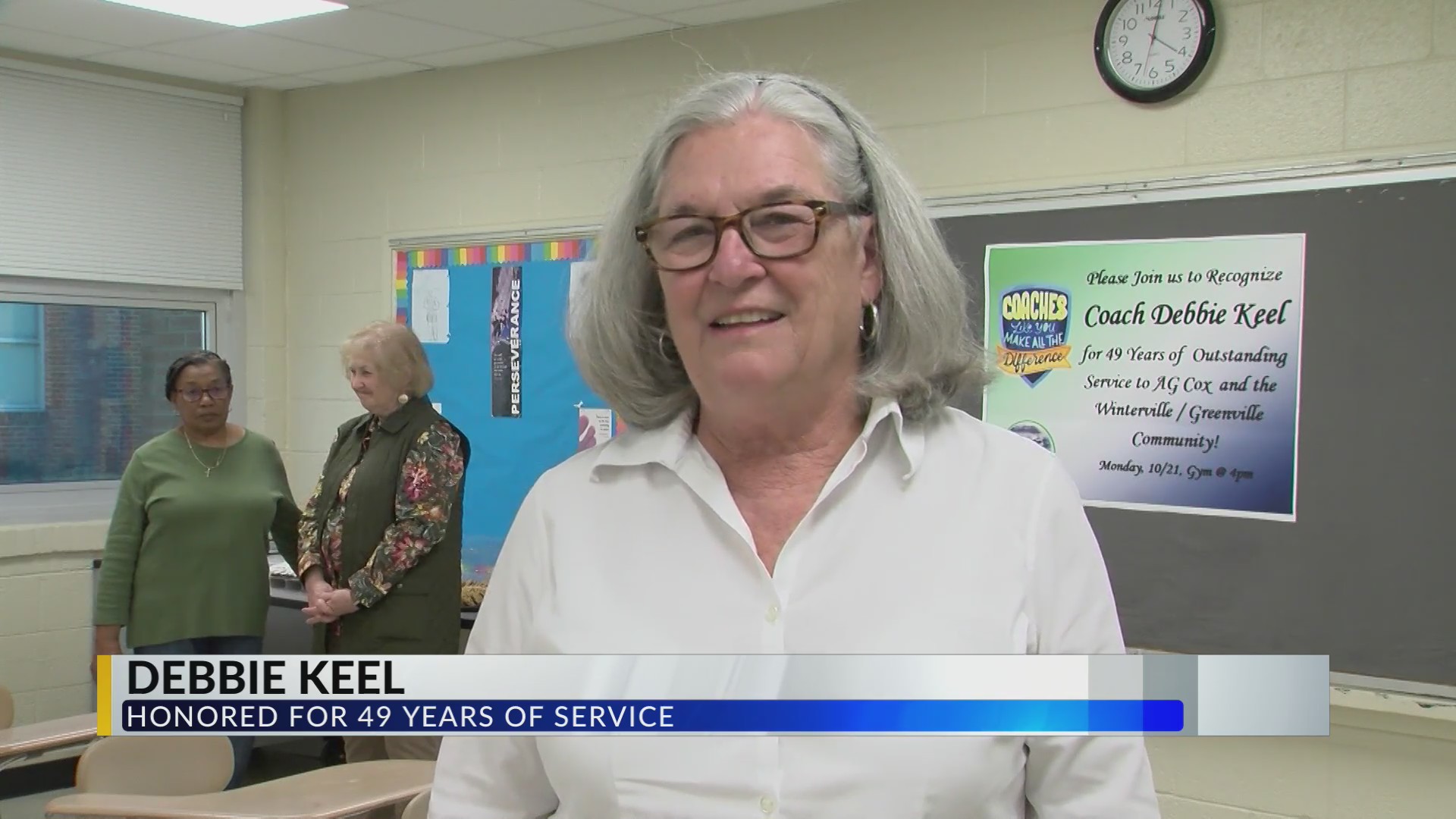 A.G. Cox Middle School honors long-time three-sport coach – WNCT