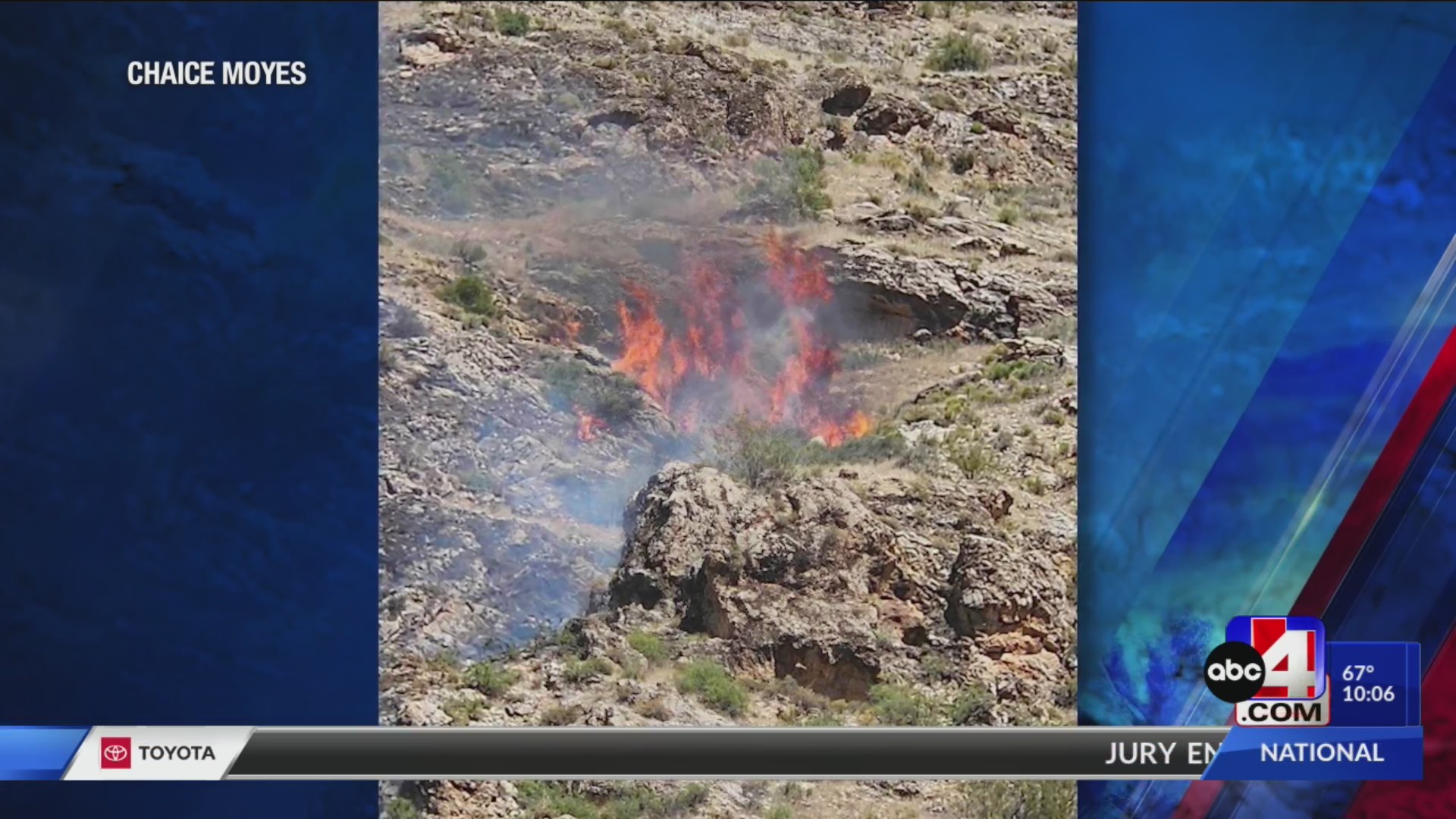 Brush fire leaves southern Utah residents without power – ABC4 Utah