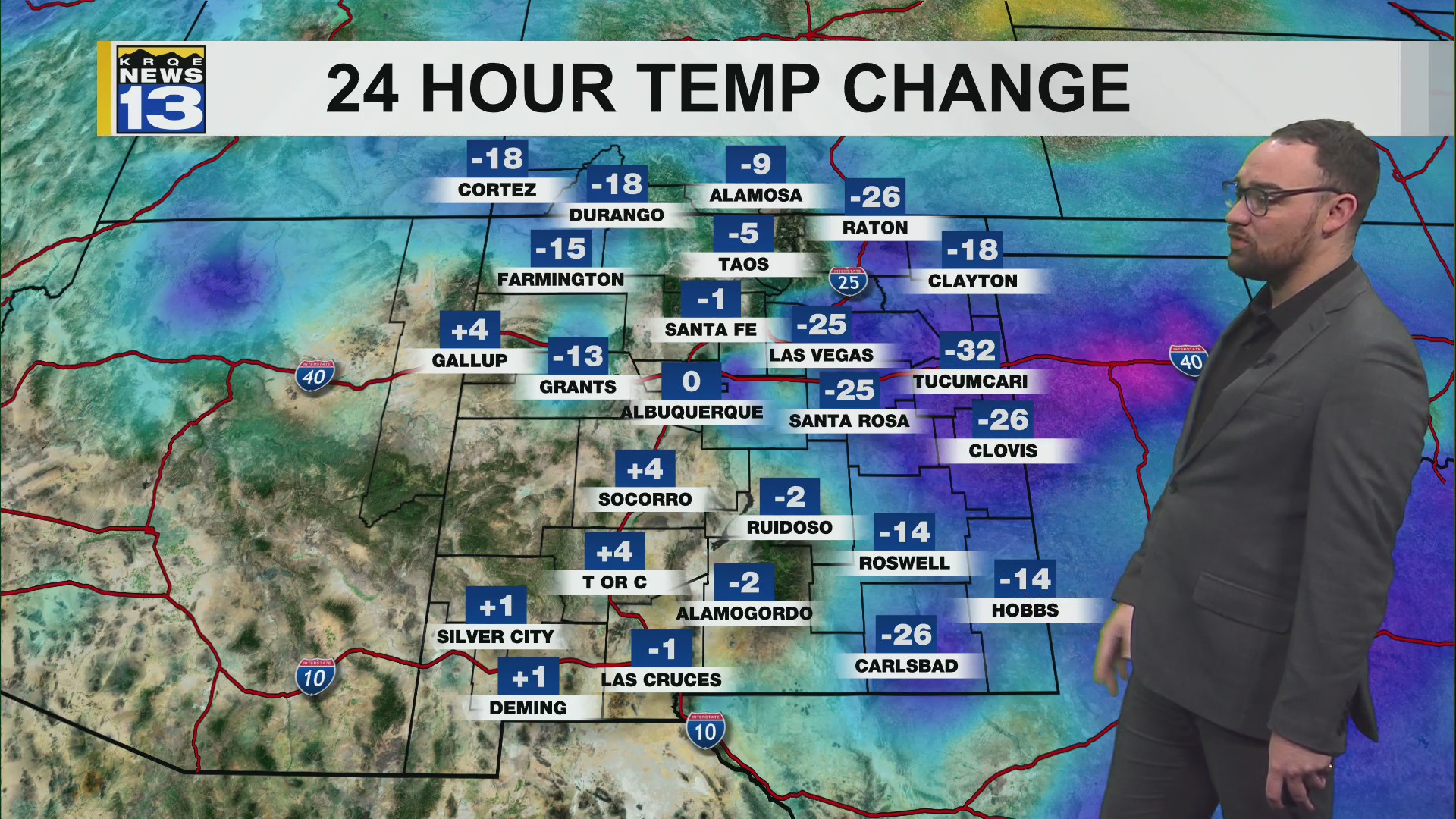 Cooler and wetter weather returns to New Mexico – KRQE NEWS 13 ...