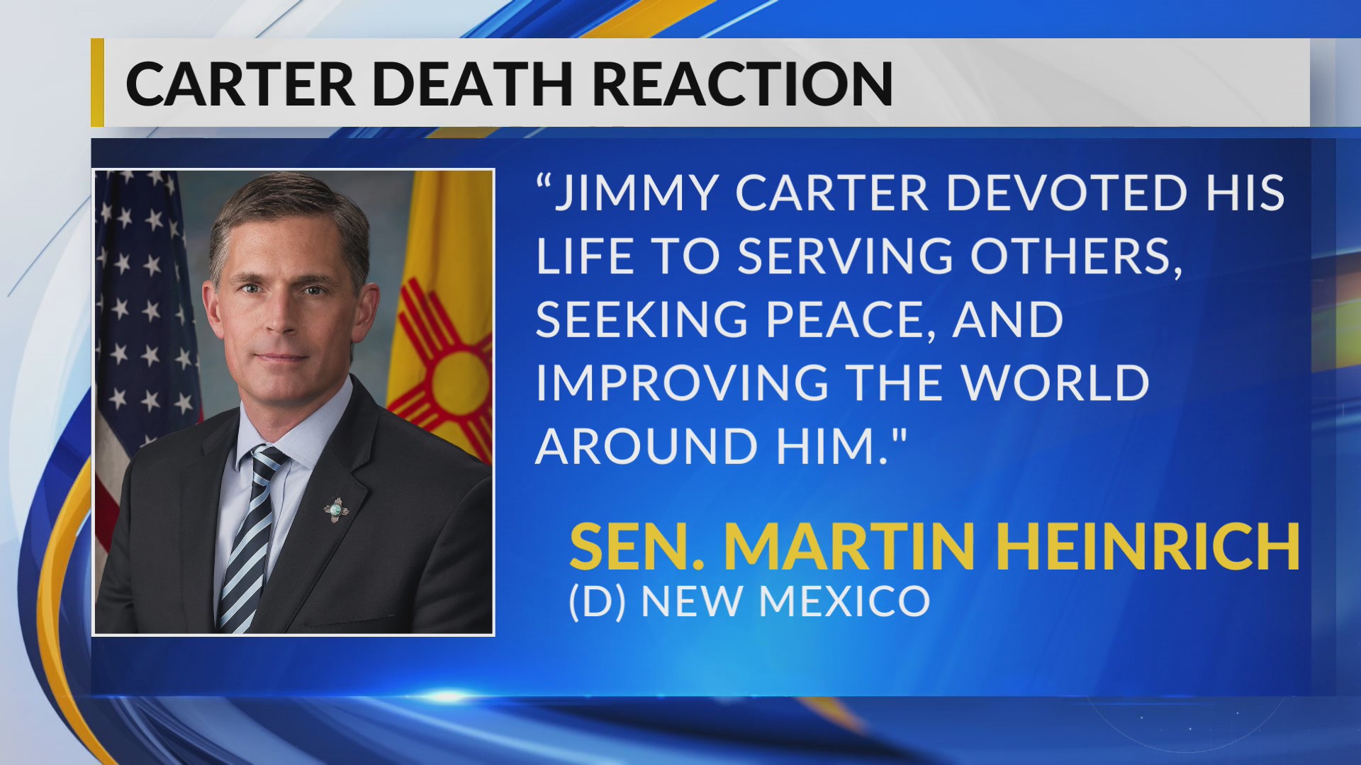 State and national leaders release statements on President Carter’s ...