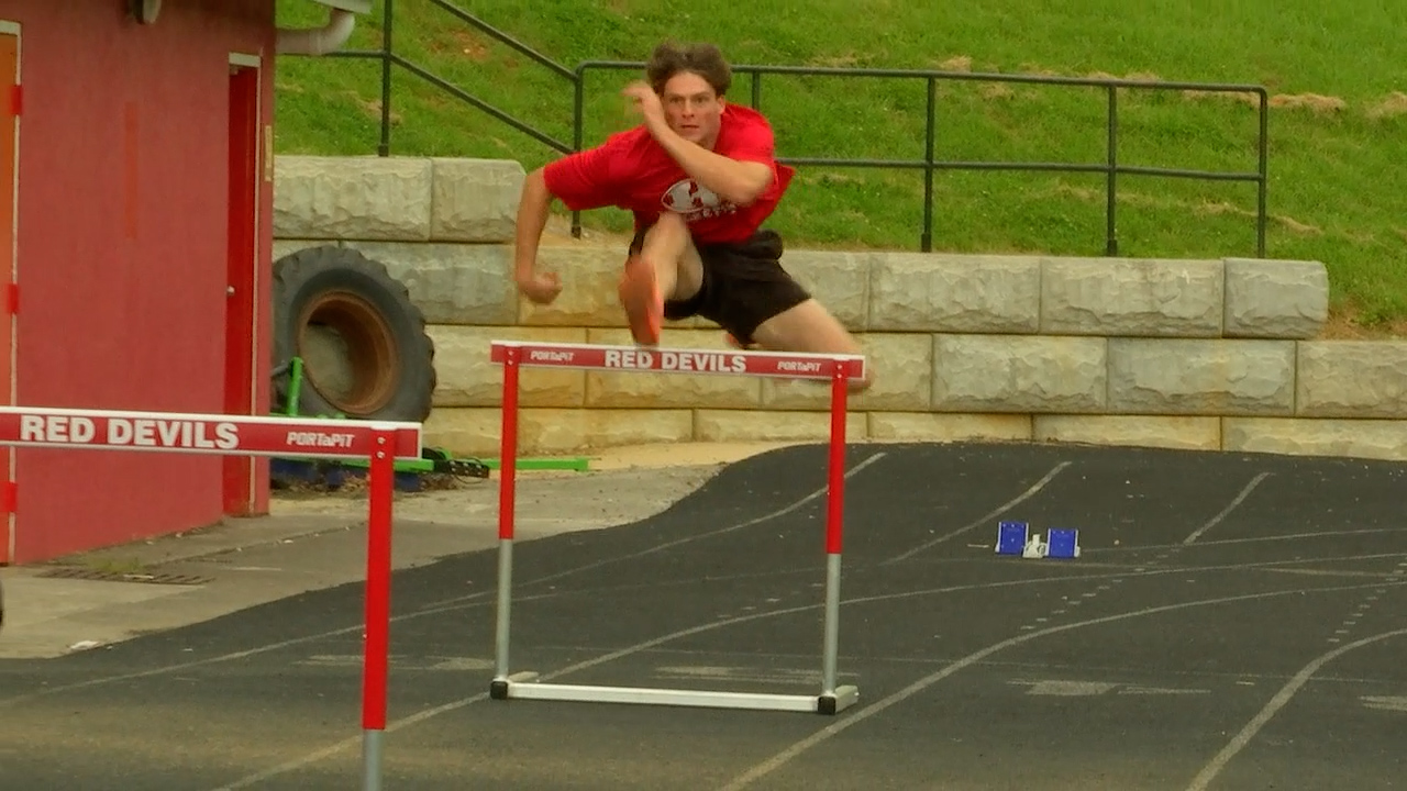 Halls junior runs, throws and jumps into Red Devil Record books – WATE ...