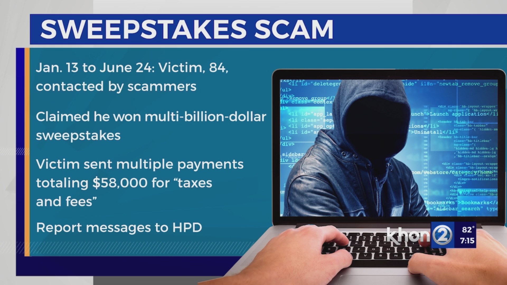 ‘Think before you click’: Look out for this sweepstakes scam – KHON2