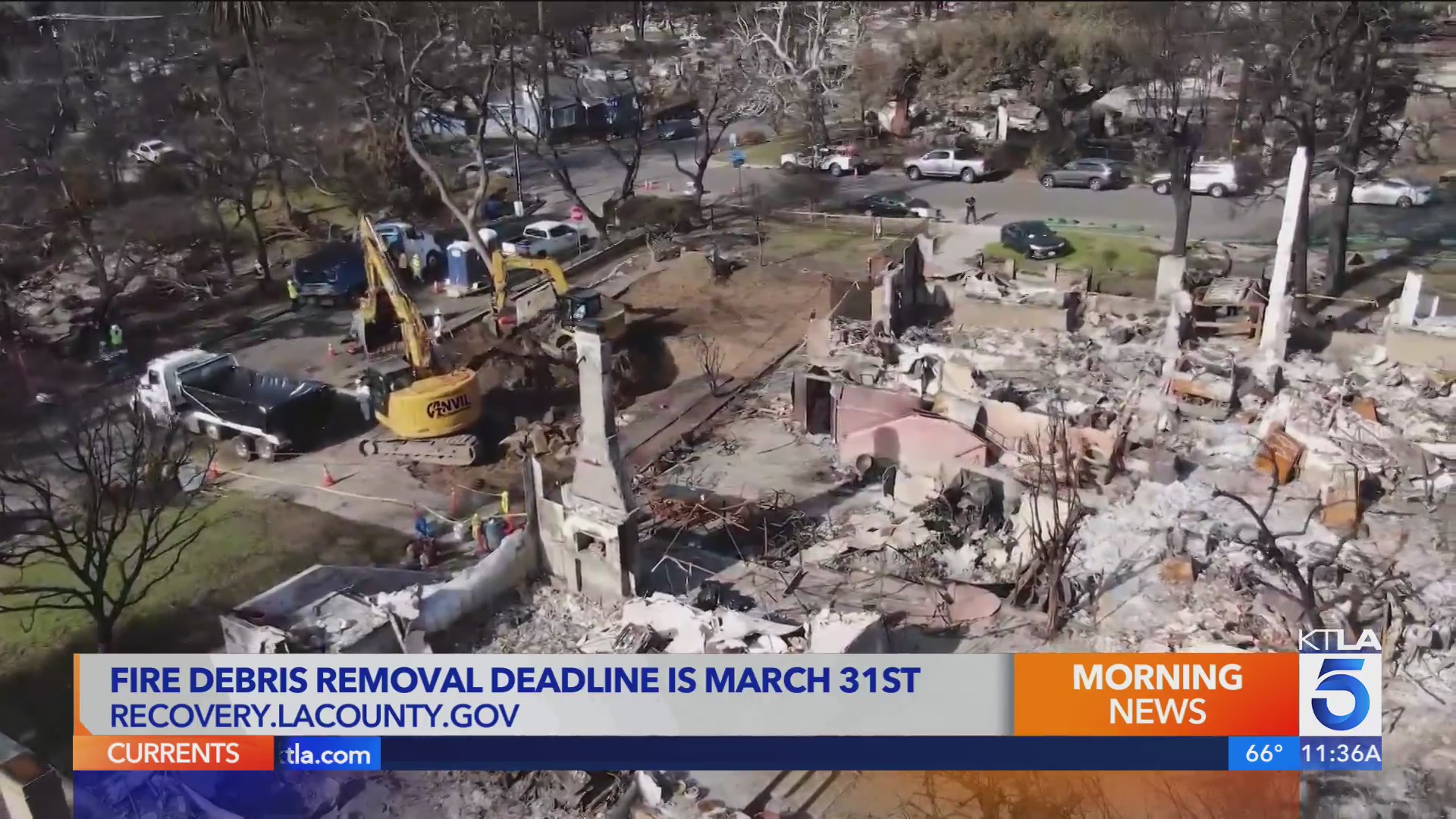 Deadline approaching for fire victims to choose debris removal method ...