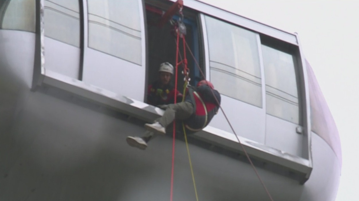 Rescue from Portland aerial tram was merely training – KOIN.com