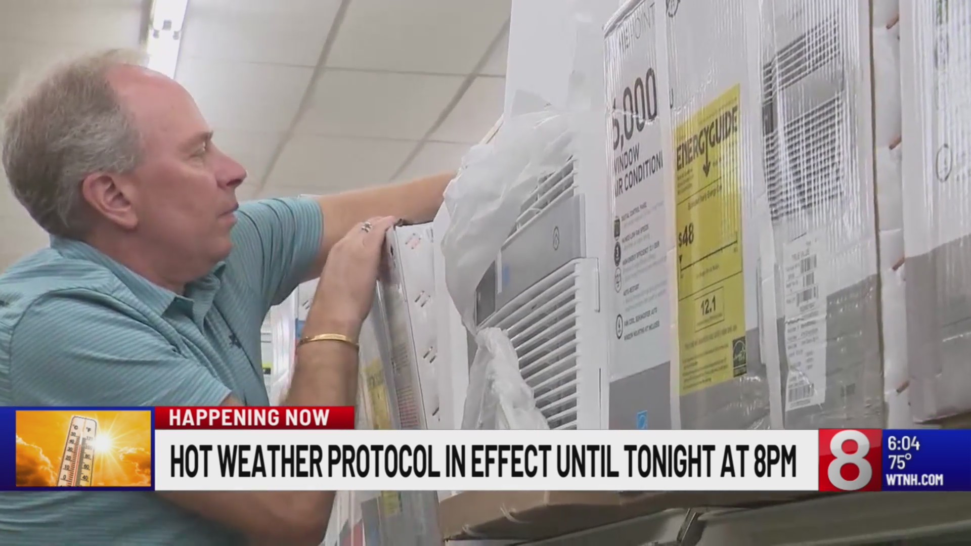 Connecticut’s hot weather protocol in effect until 8.p.m. Wednesday ...