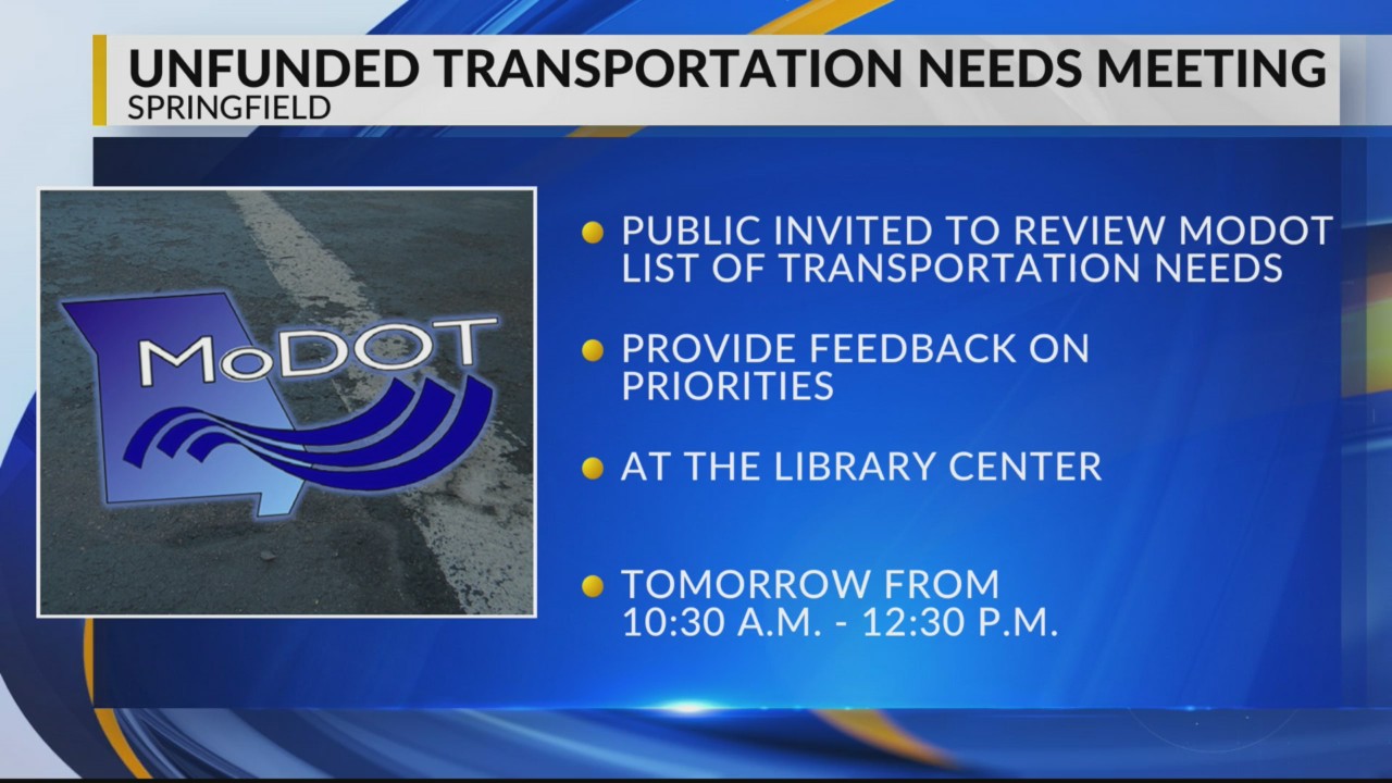 MoDOT invites public to give feedback on priority transportation needs ...
