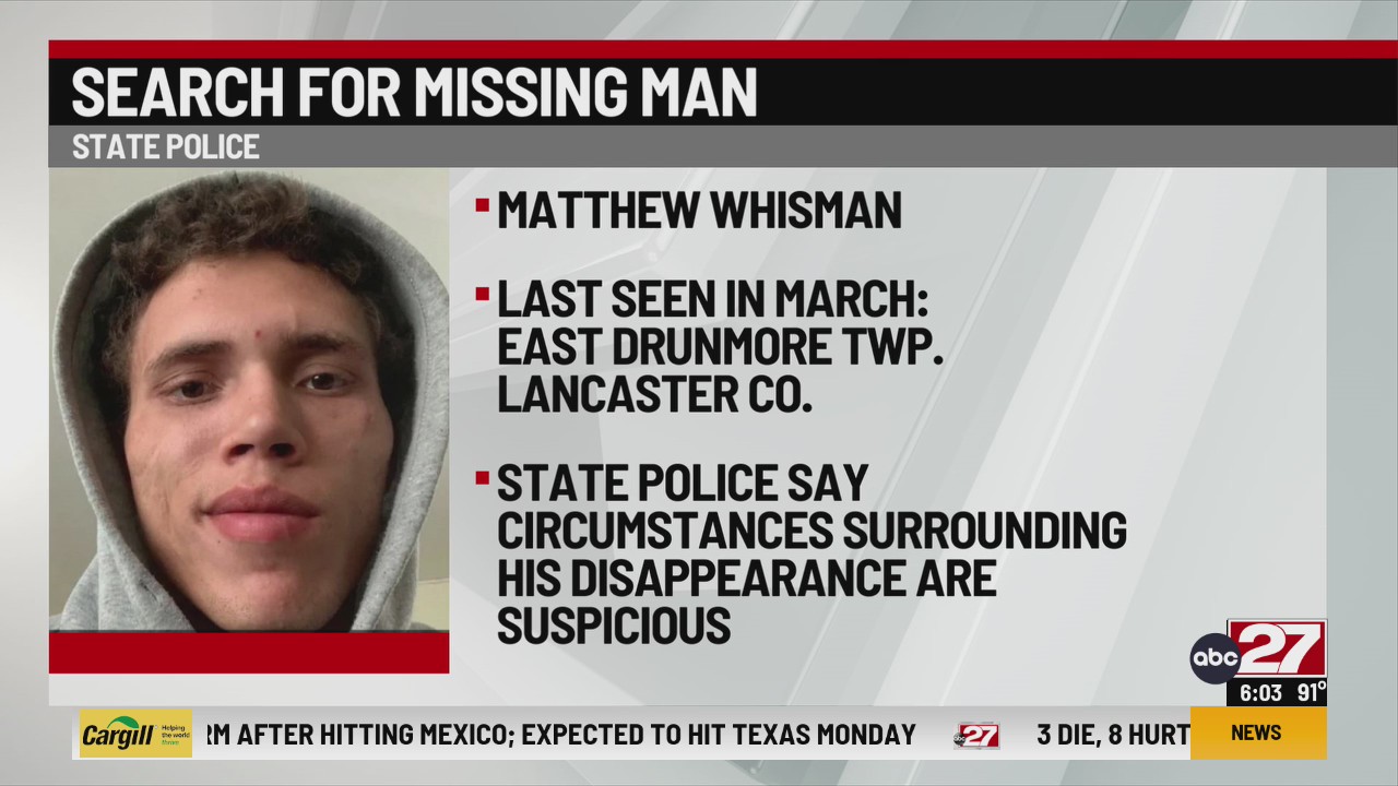 Missing Lancaster County man’s disappearance “suspicious in nature” – ABC27